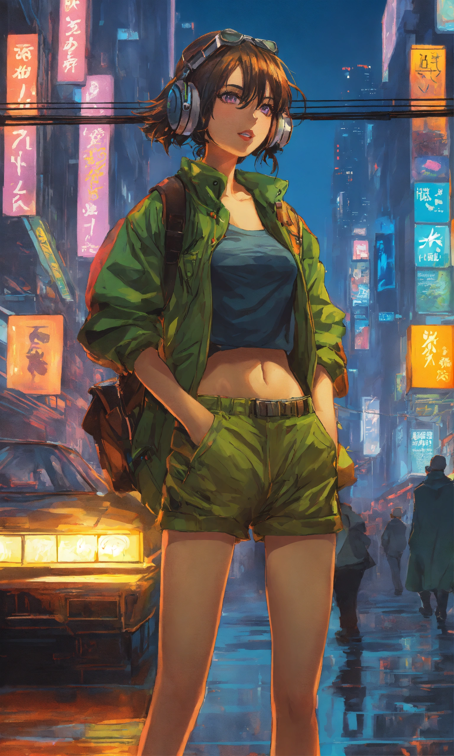 Lexica - 2000s cyberpunk extroverted female, full detailed eyes, full ...