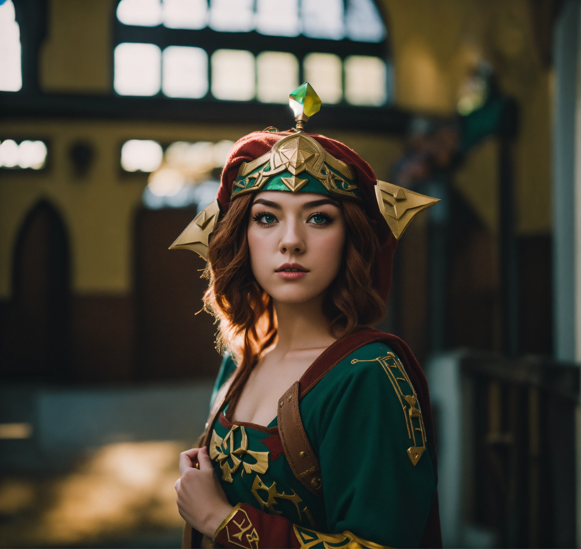 Lexica - Legend of Zelda cosplay, 8k photo, shot on Portra 400