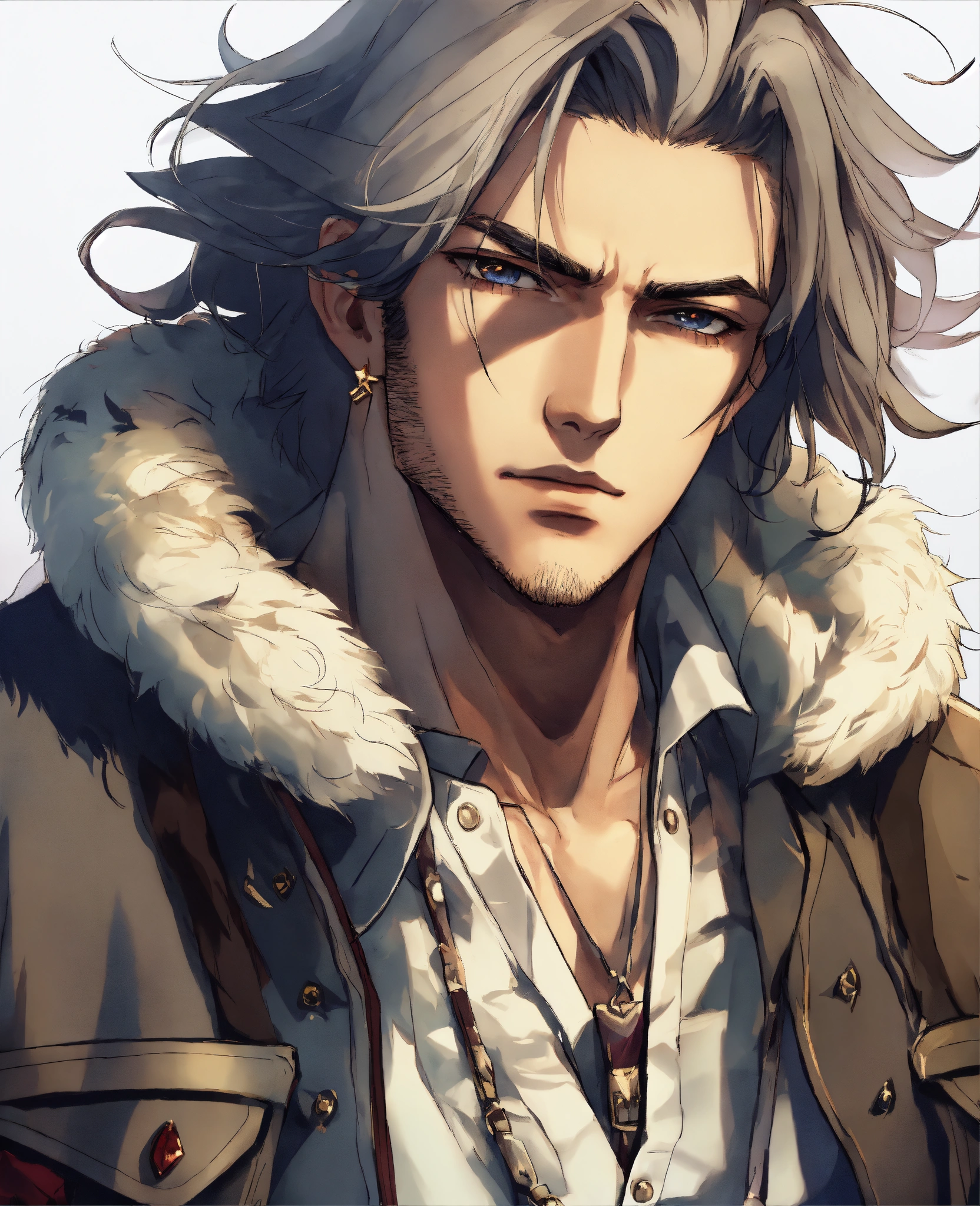 Lexica - Handsome male, cowboys, portrait, wolfish features, dark ...