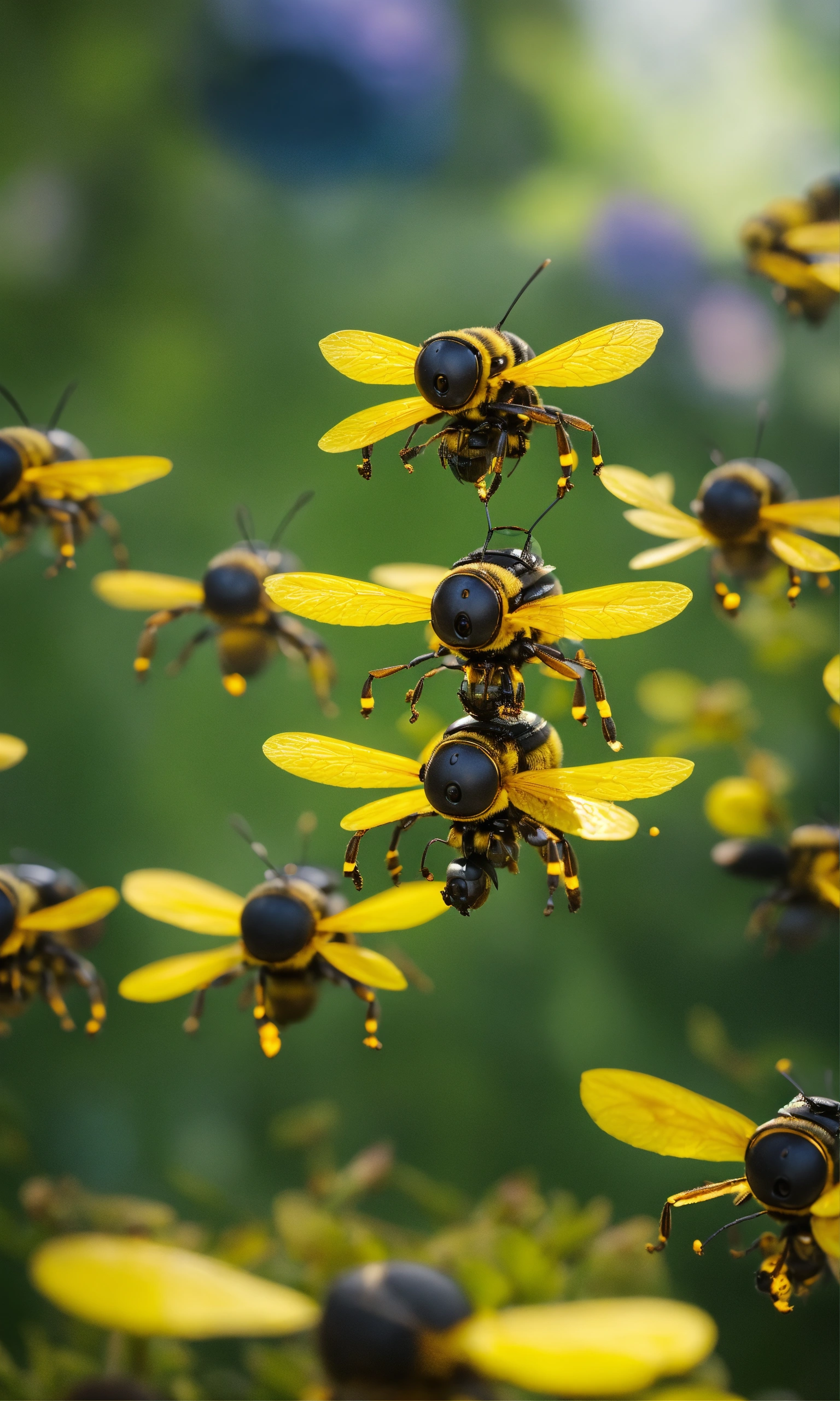 Lexica - A swarm of robot Bee drones.