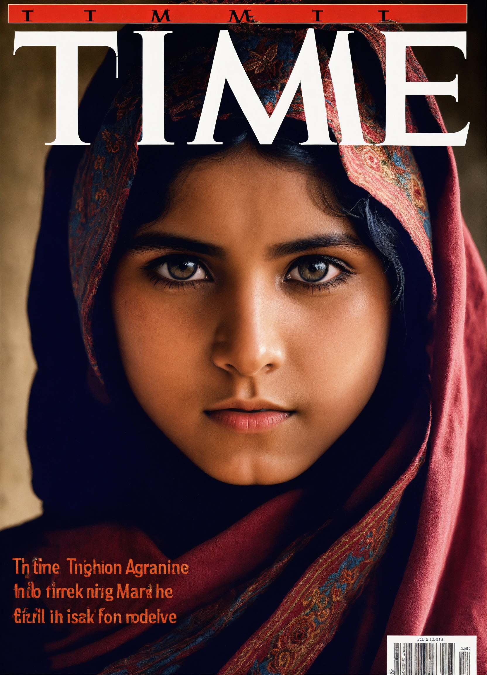 Lexica - Time magazine afghan girl