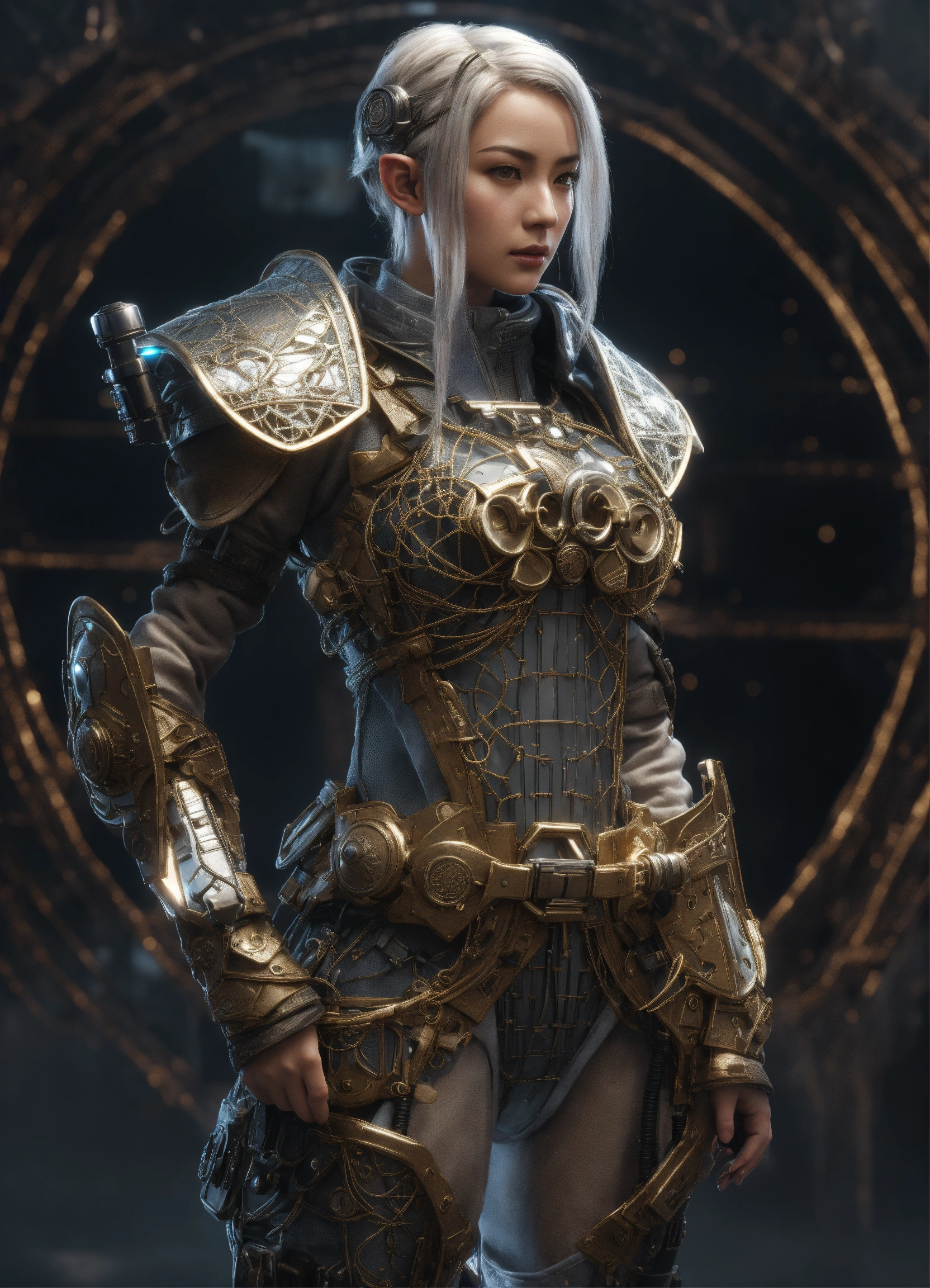 Lexica - Complex 3d render ultra detailed of a edo period full body ...