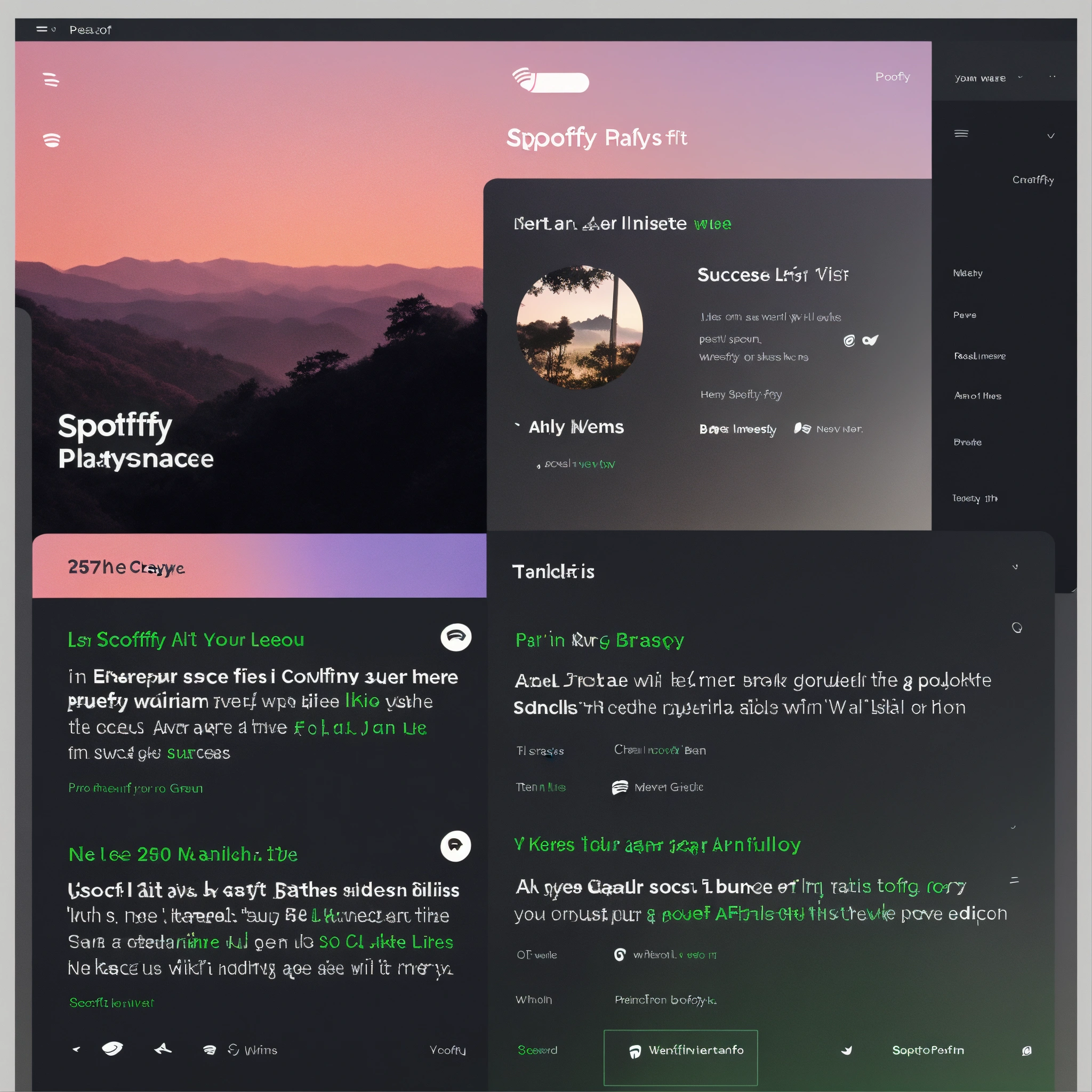 Lexica - Spotify brand playlist success with light gray gradient background