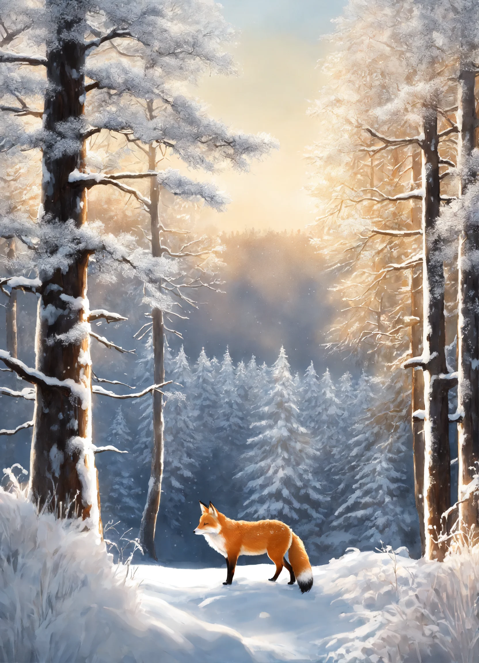 Lexica Fox In Snow