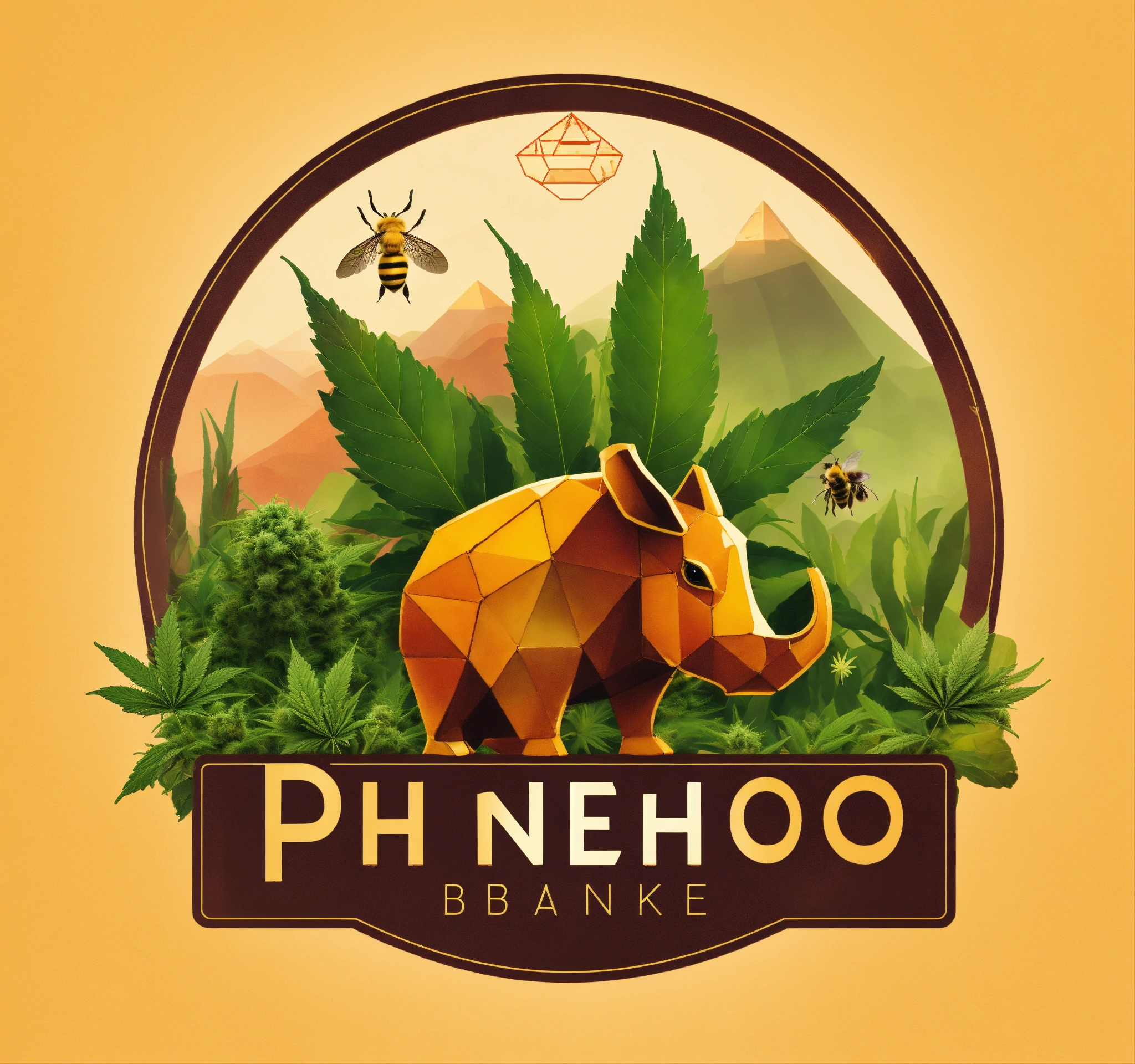 Lexica - Logo of a seed store with name PHENO BANK, Surreal, seed ...