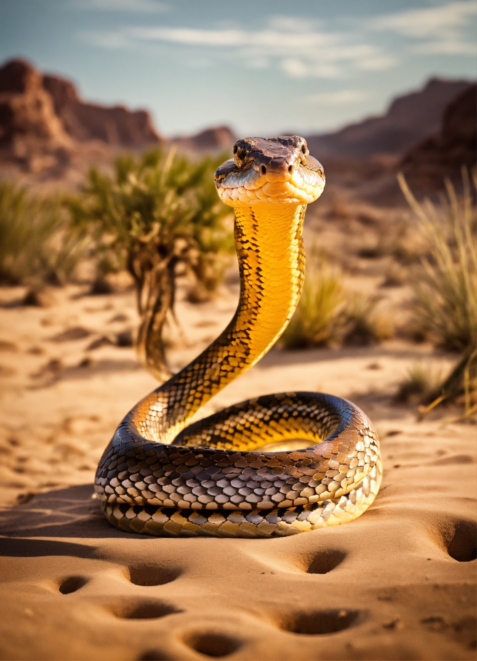 Lexica - Detailed 4k photo full body portrait of a snakemaid slithering ...