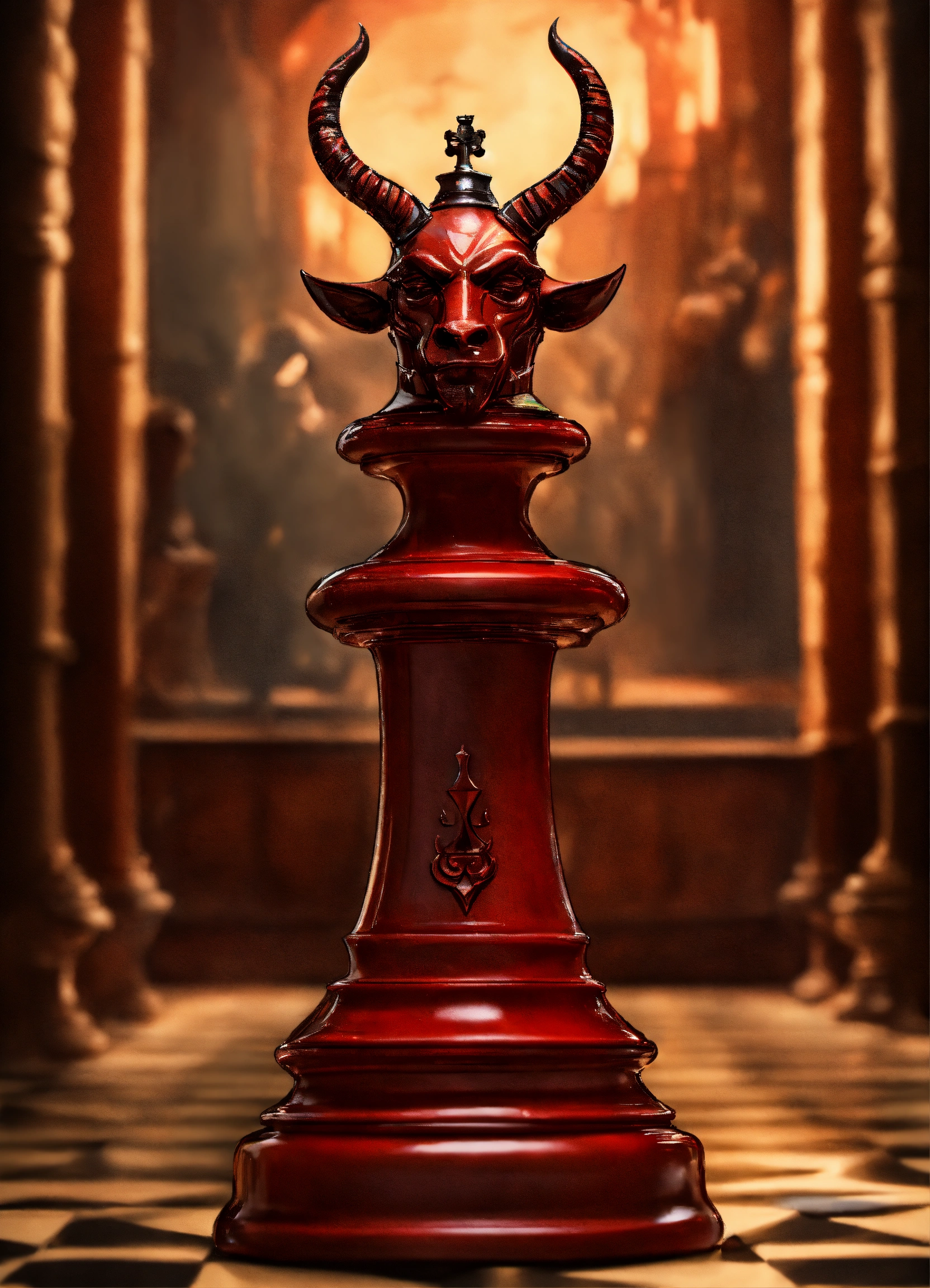 Lexica - A chess piece representing the devil