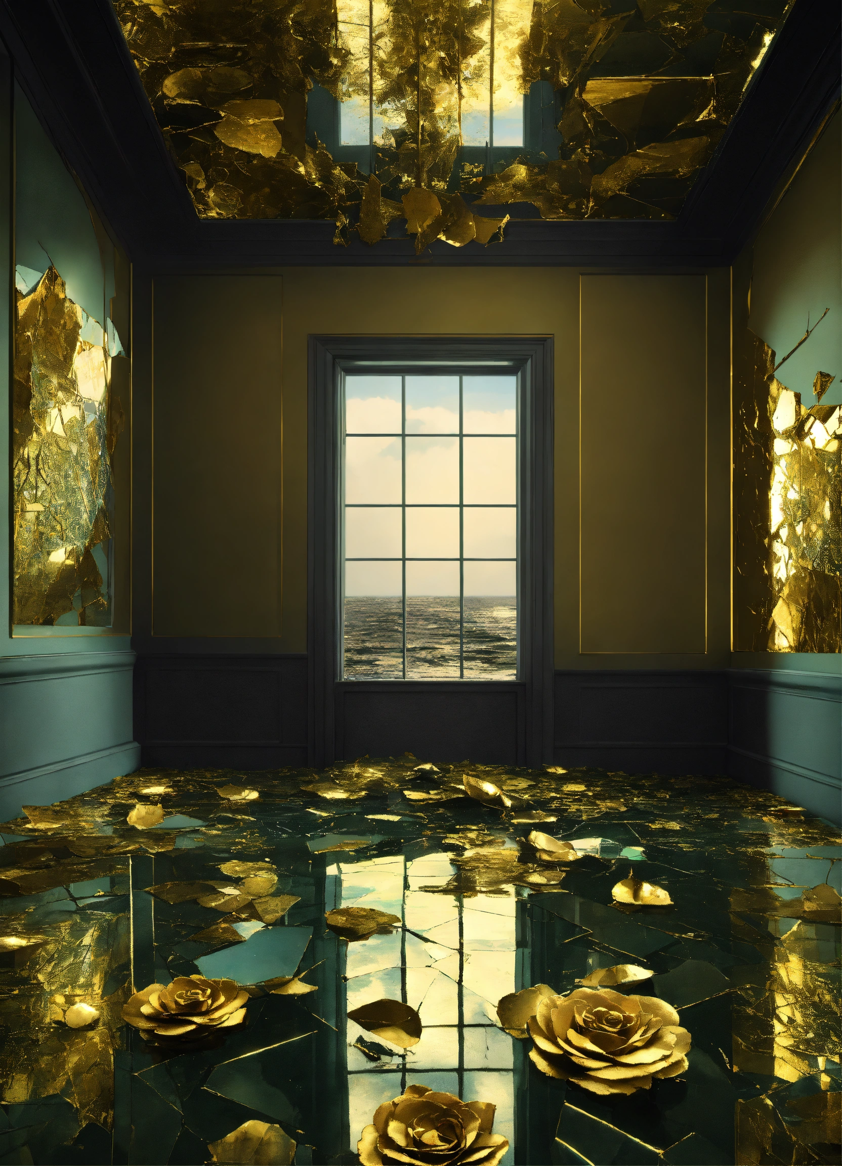 Lexica - Digital surrealism shattered dreamscape, fragments of ...