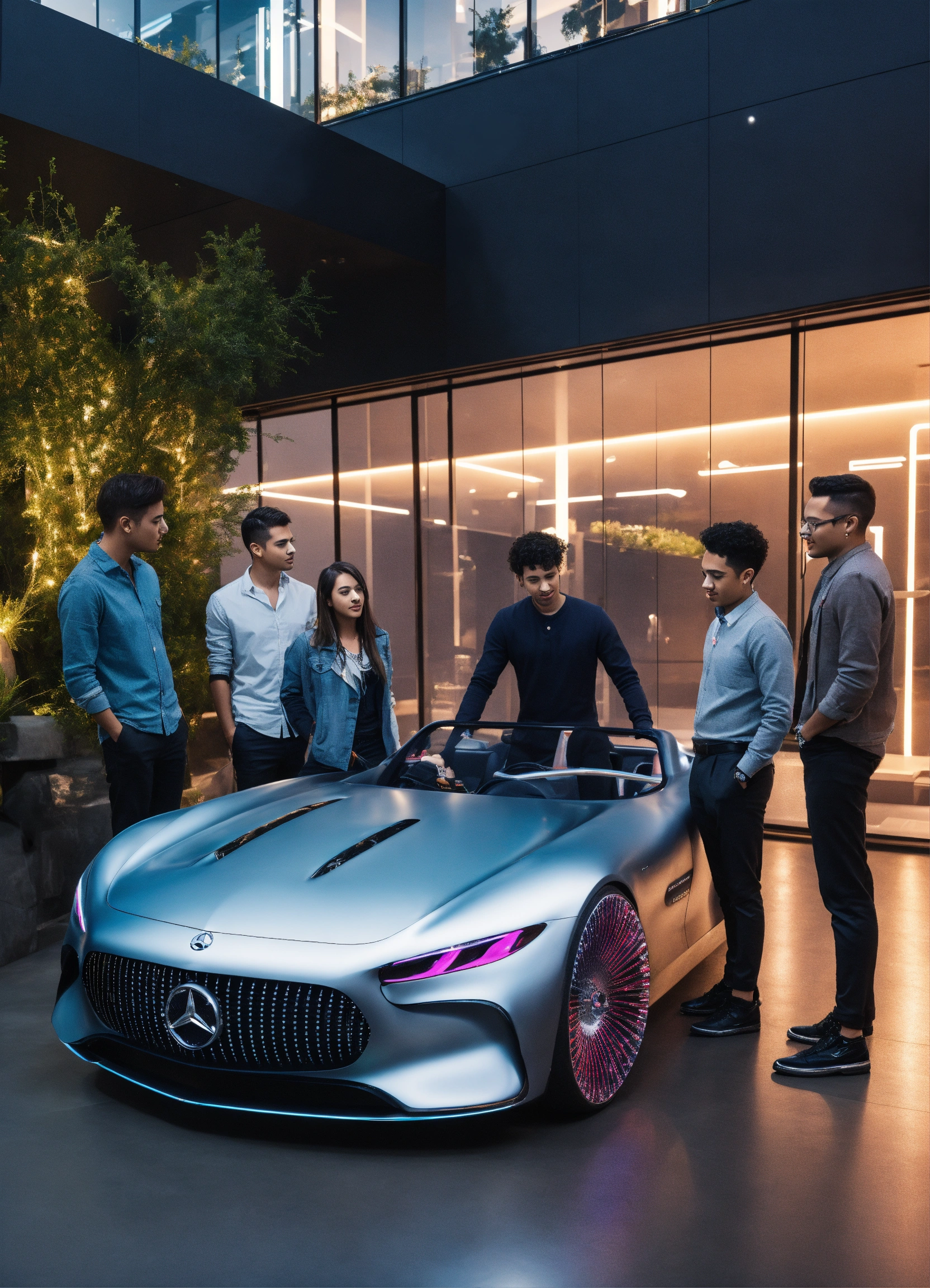 Lexica - A group of 5 people one girl and four guys designing a ...