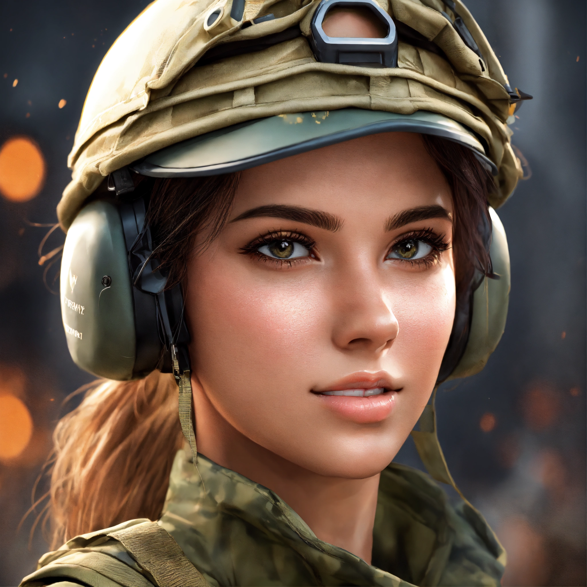 Lexica - A beautiful real army girl , super realistic girl ,super ...