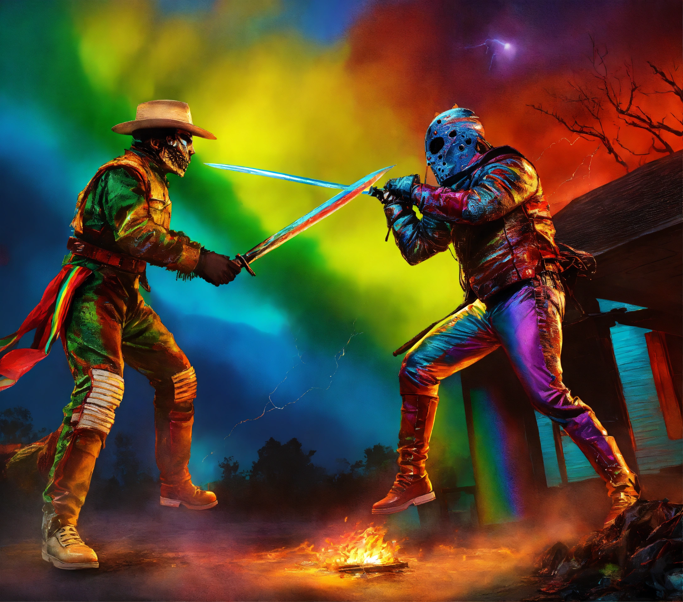 Lexica - Nightmare on elm st freddie vs jason god rainbow thunder