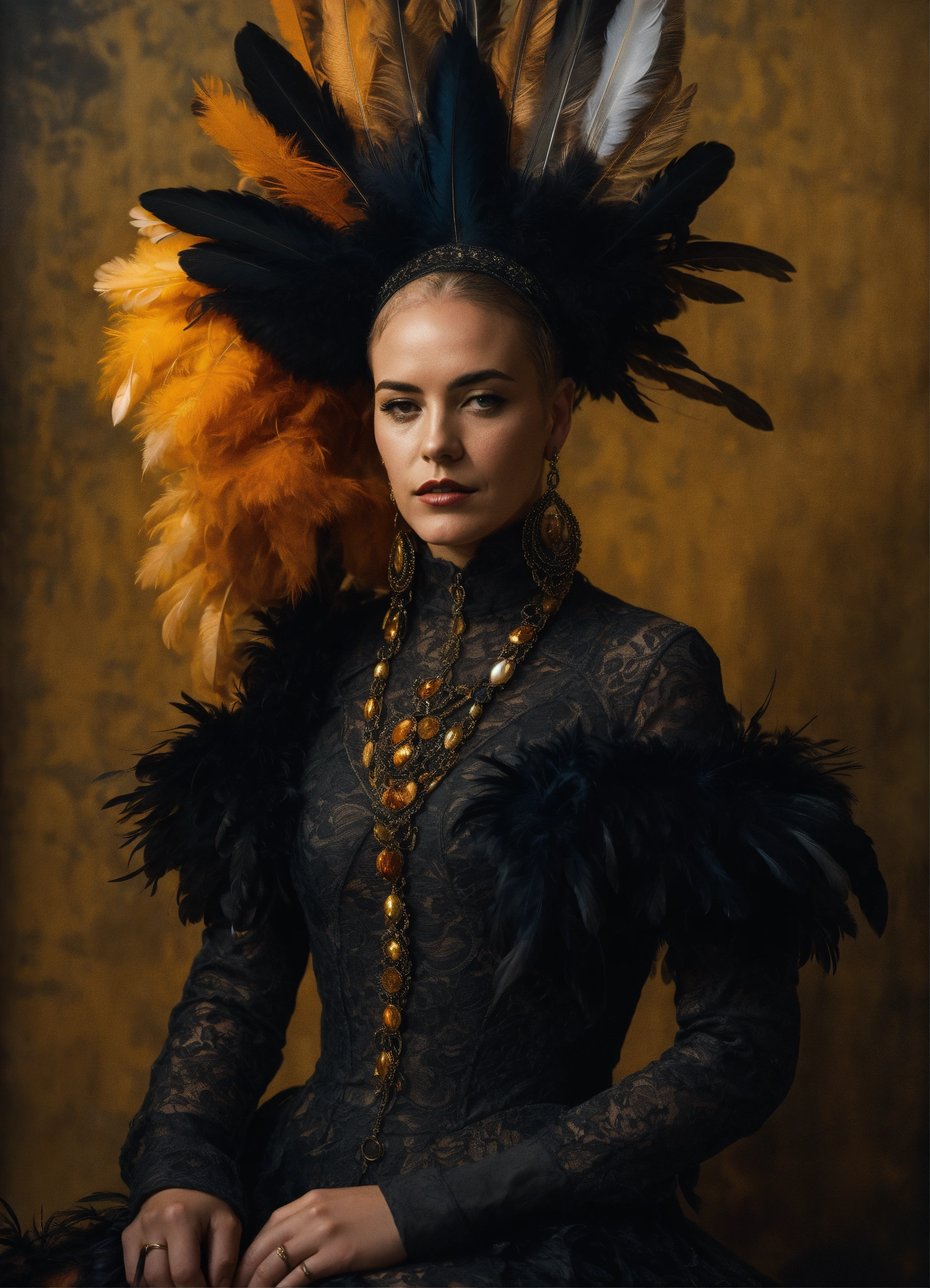 Lexica - A woman wearing black and shoes, in the style of liam sharp ...