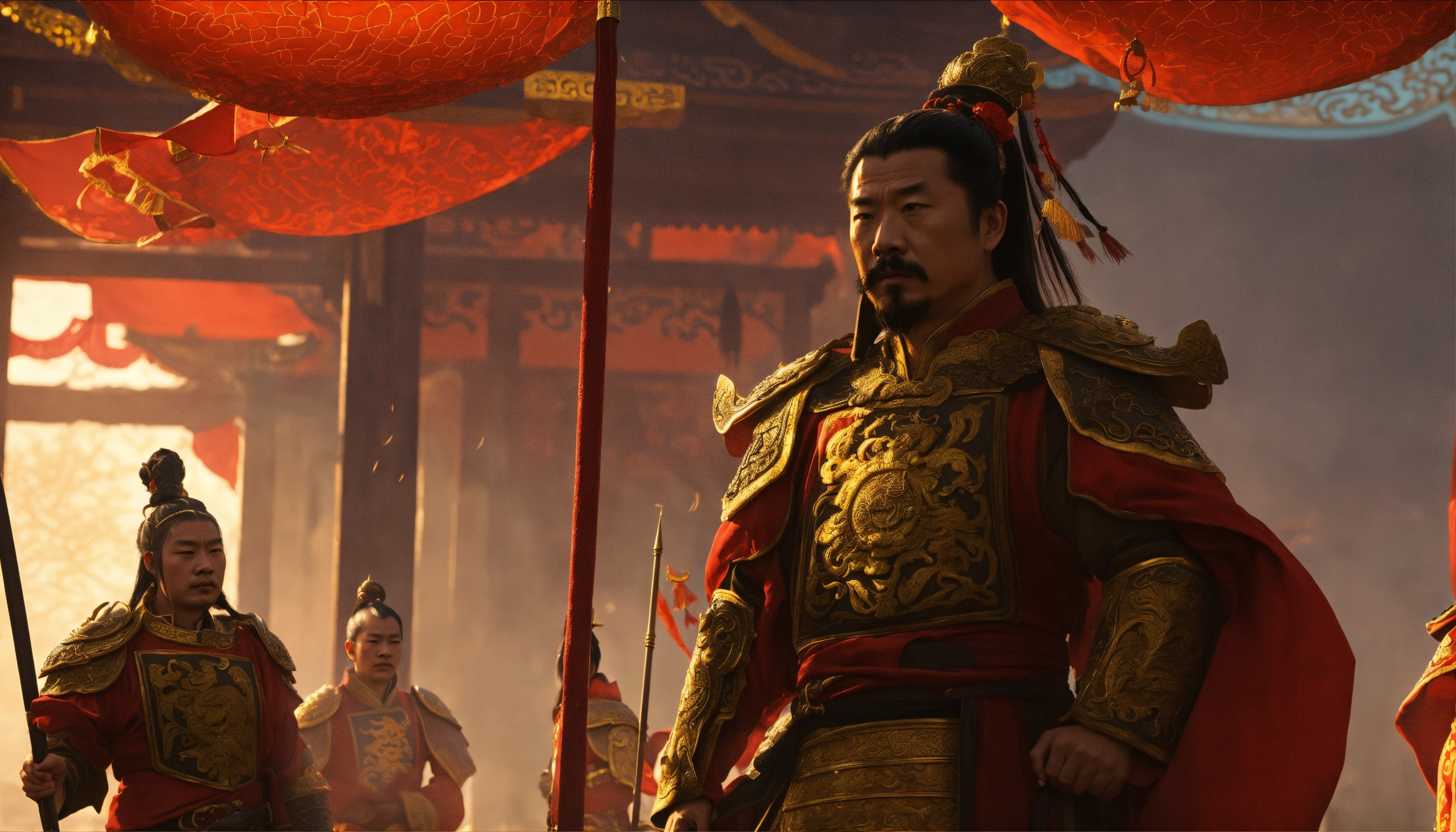 Lexica - D&D, fantasy, cinematic. D&D Chinese emperor's guards