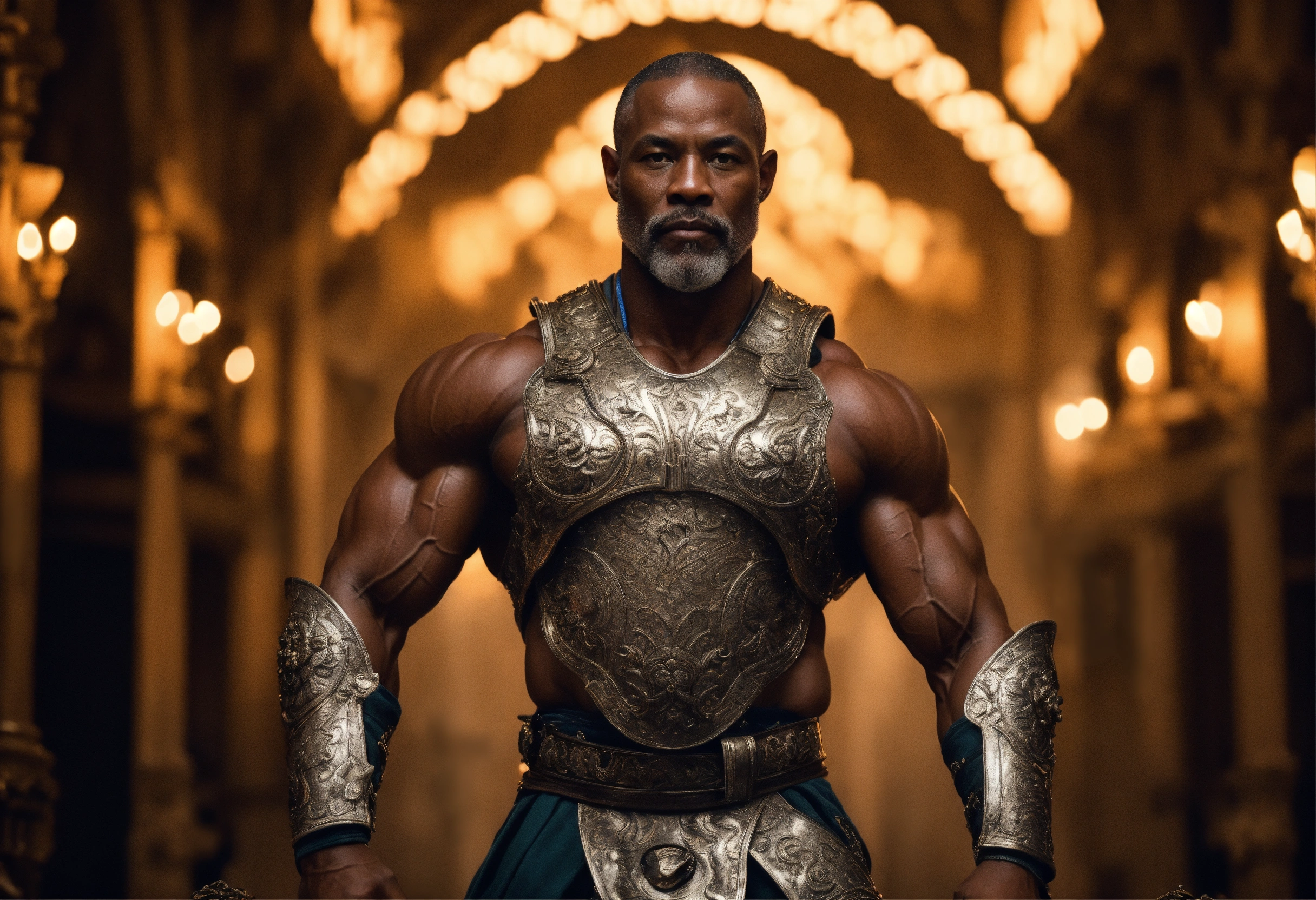 Lexica - Full body shot of a stunningly beautiful middle age black ...