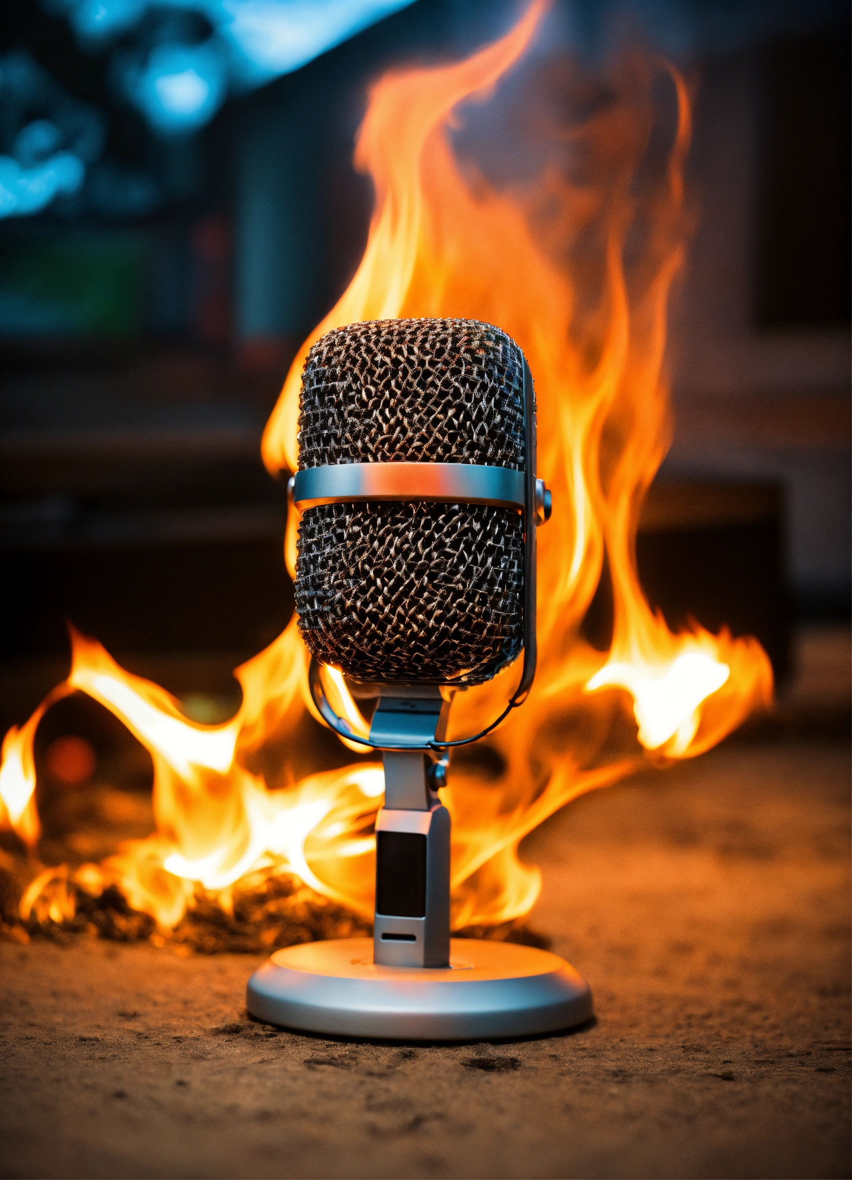 Lexica - Microphone on fire