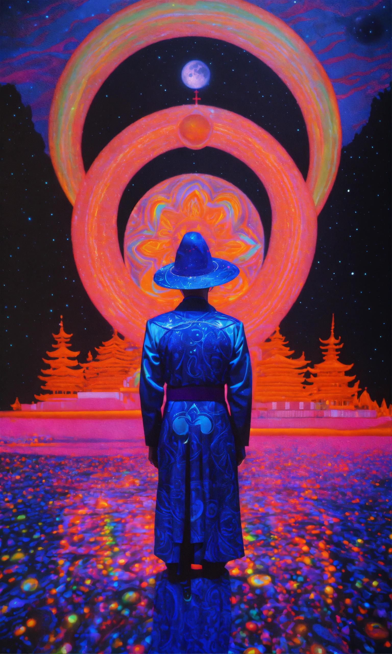 Lexica - Photorealistic 3D portrait of folk costume, of cosmic Alex ...