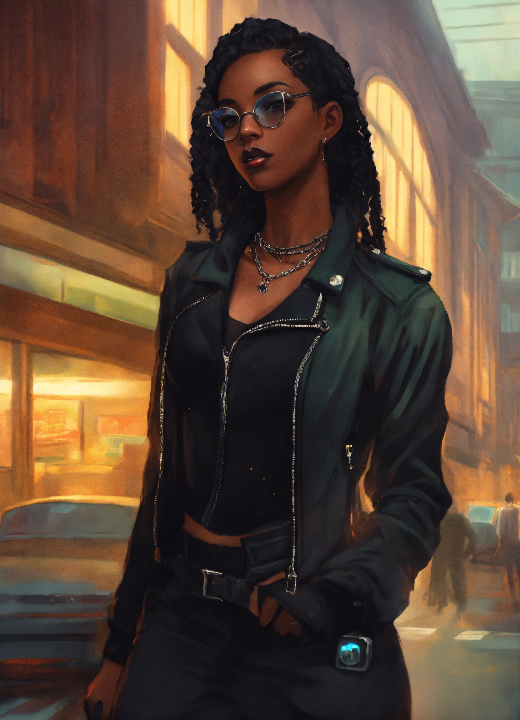 Lexica - Agent Tom, an 23 year old, goth, black female who works for a ...