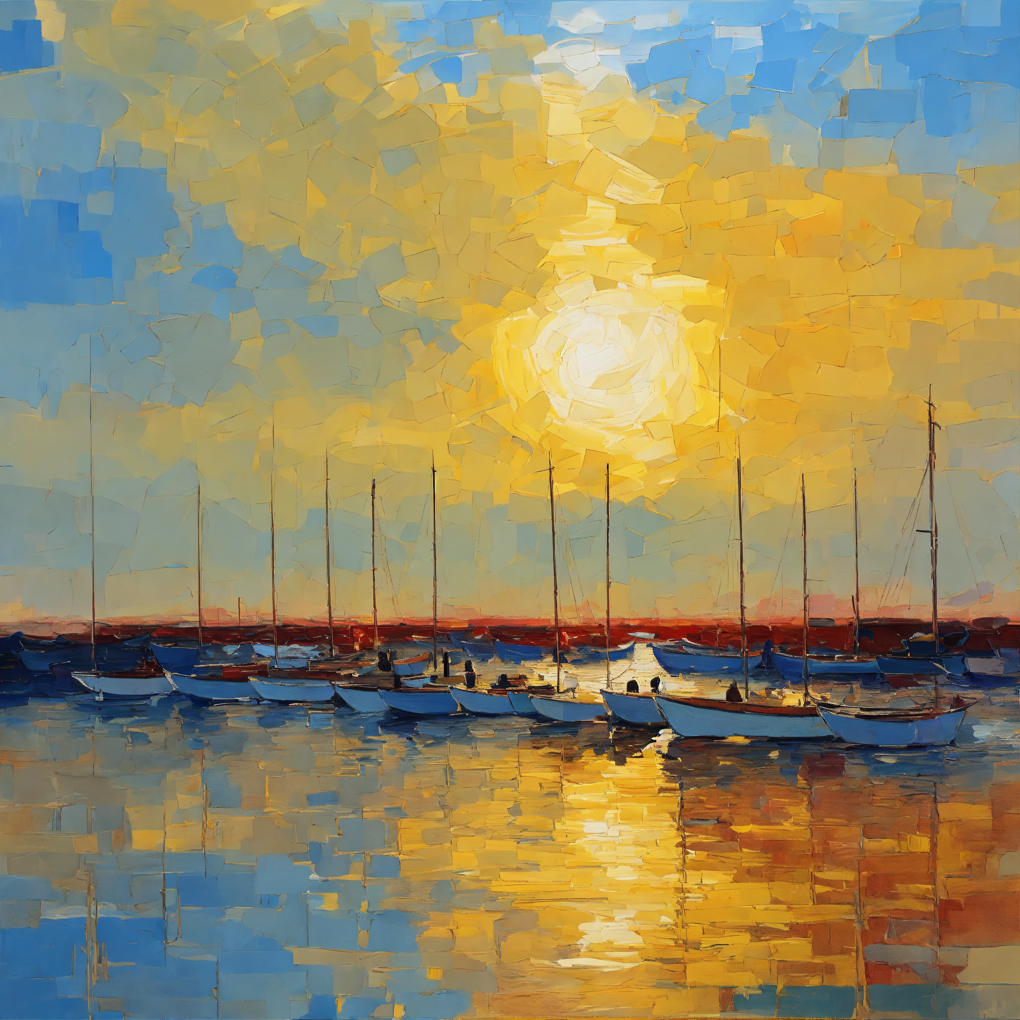 Lexica - Monet style, recursive art, oil painting, recursive art ...