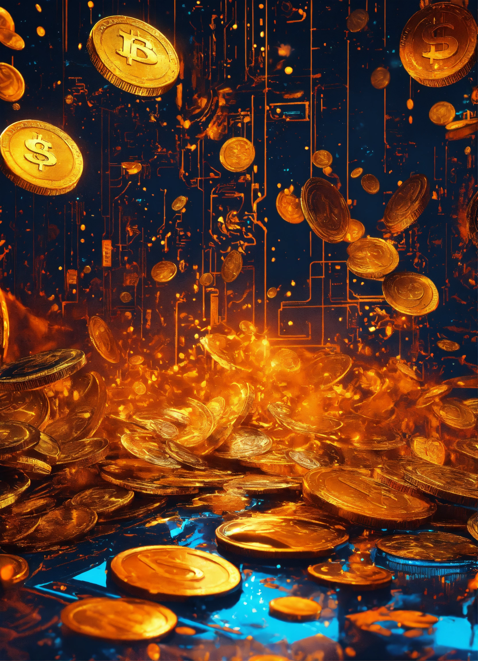 Lexica - ((fictional Sci-Fi money of the future)), Hyperdetailed Coins ...