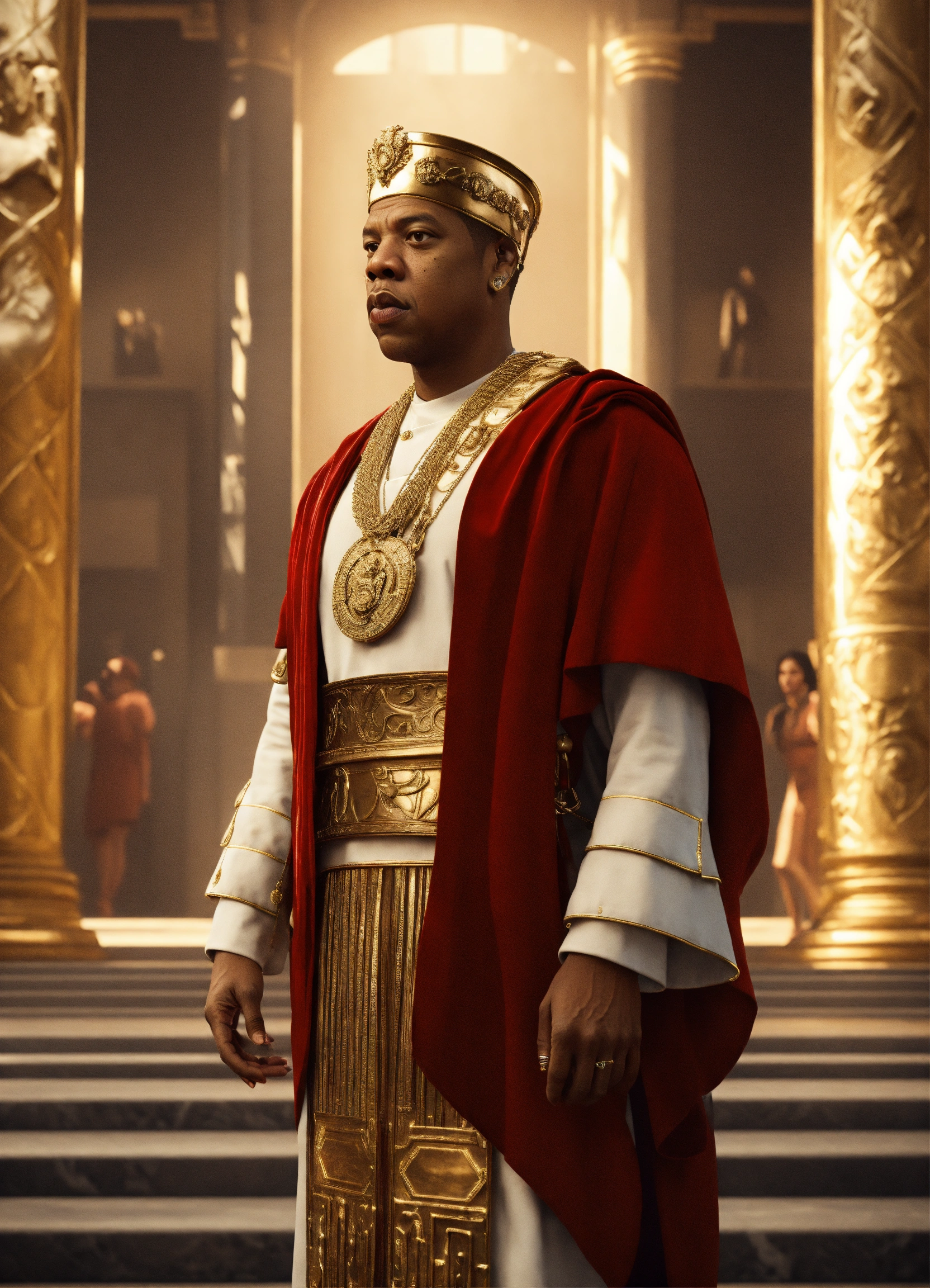 Lexica - Jay Z as Roman senator Cicero in Roman attire 8k unreal engine ...