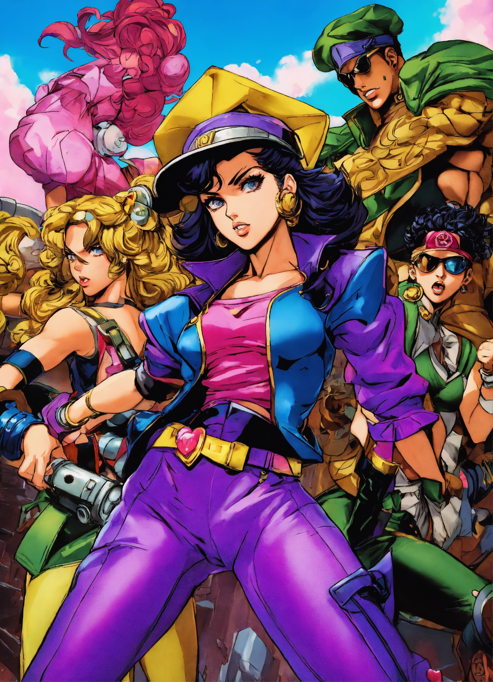 Lexica - 80's villain girl characters jojo's bizarre stands adventure ...