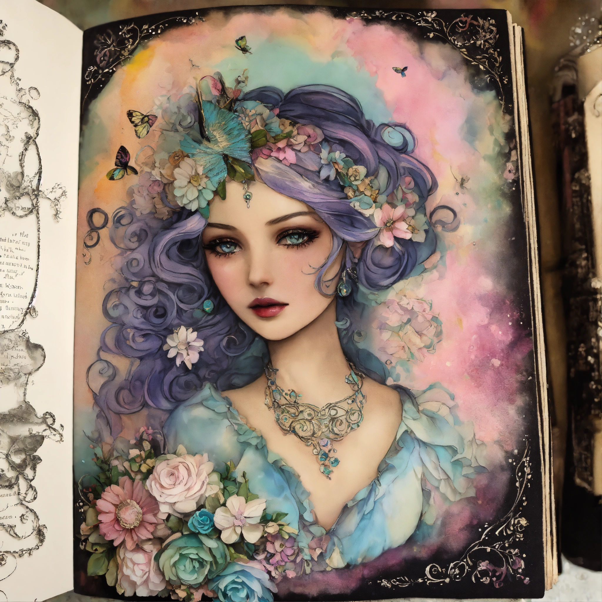 Lexica - Shabby chic dreamy mist pastel junk journals Shabby chic full ...