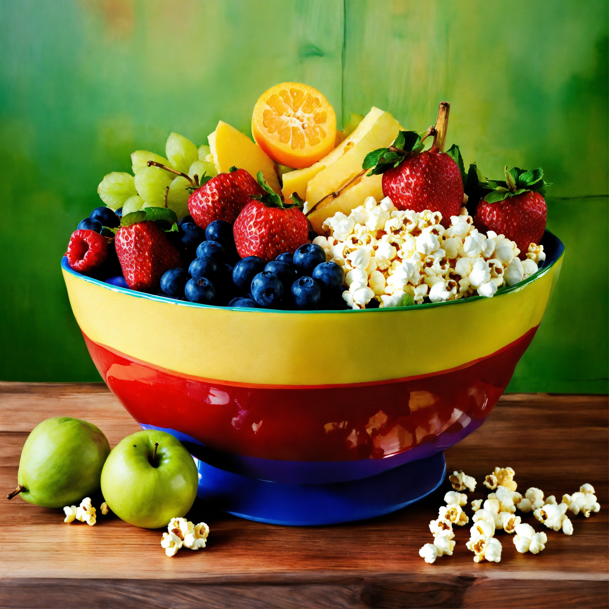 Lexica - Popcorn and fruit bowl