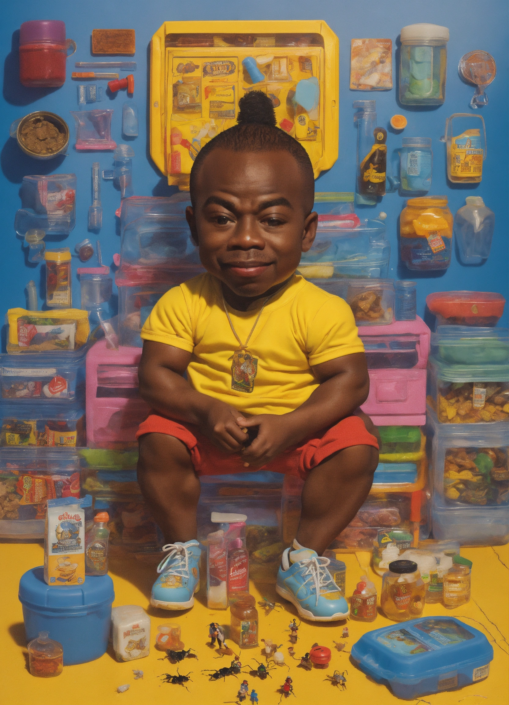 Lexica - 1 inch Bug size Shrunk tiny shrinking micro Rapper fairy toy ...