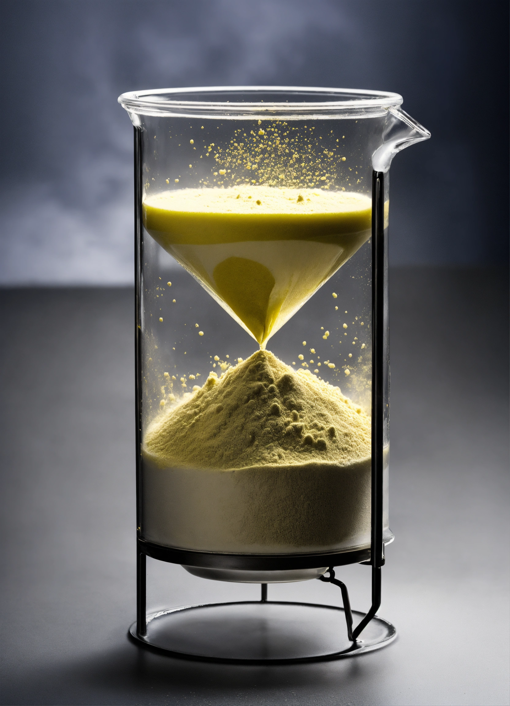 Lexica - Powder in a laboratory beaker in a laboratory environment ...