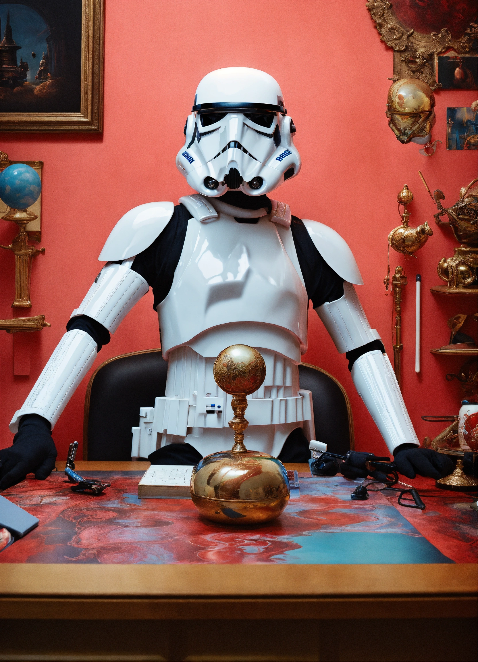 Lexica - Close up portrait Photography, Starwars Stormtrooper at his ...