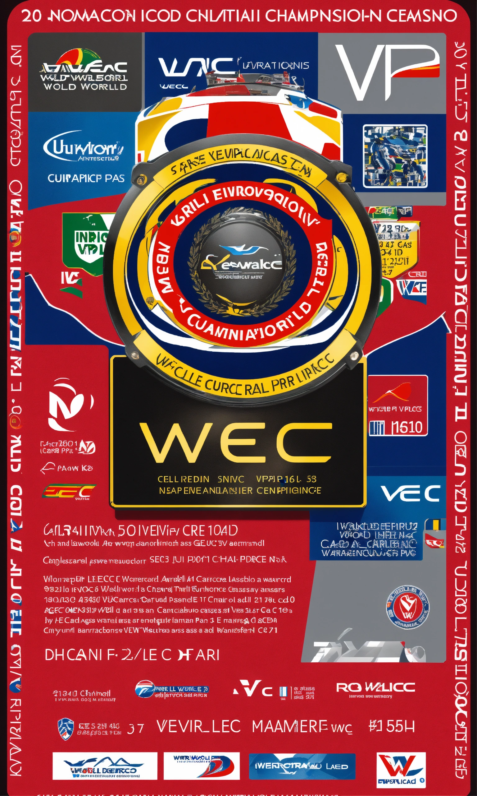 Lexica - WEC World endurance championship card VIP ID pass