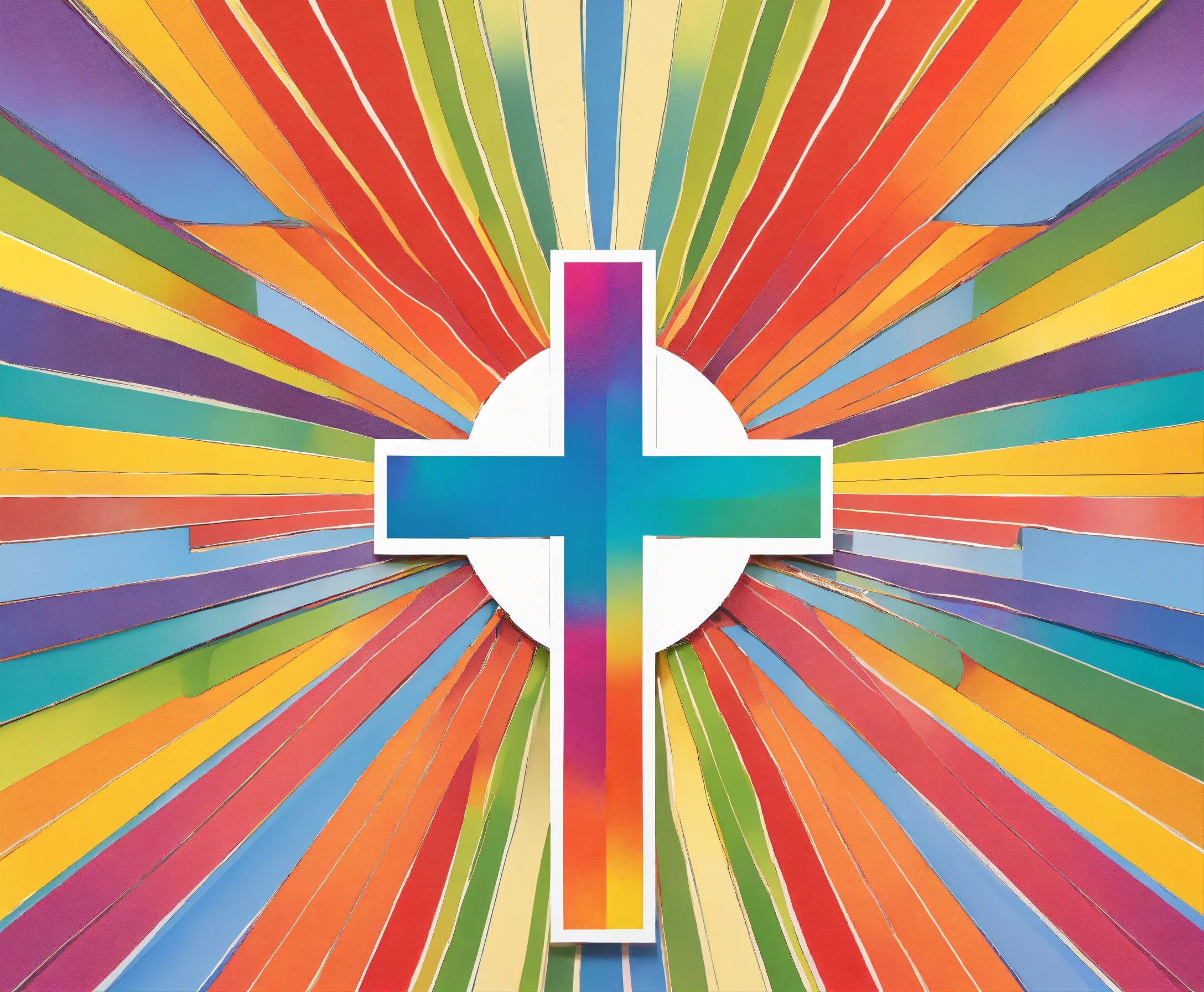 Lexica - Simple faith-based backdrop and a blank label in center ...