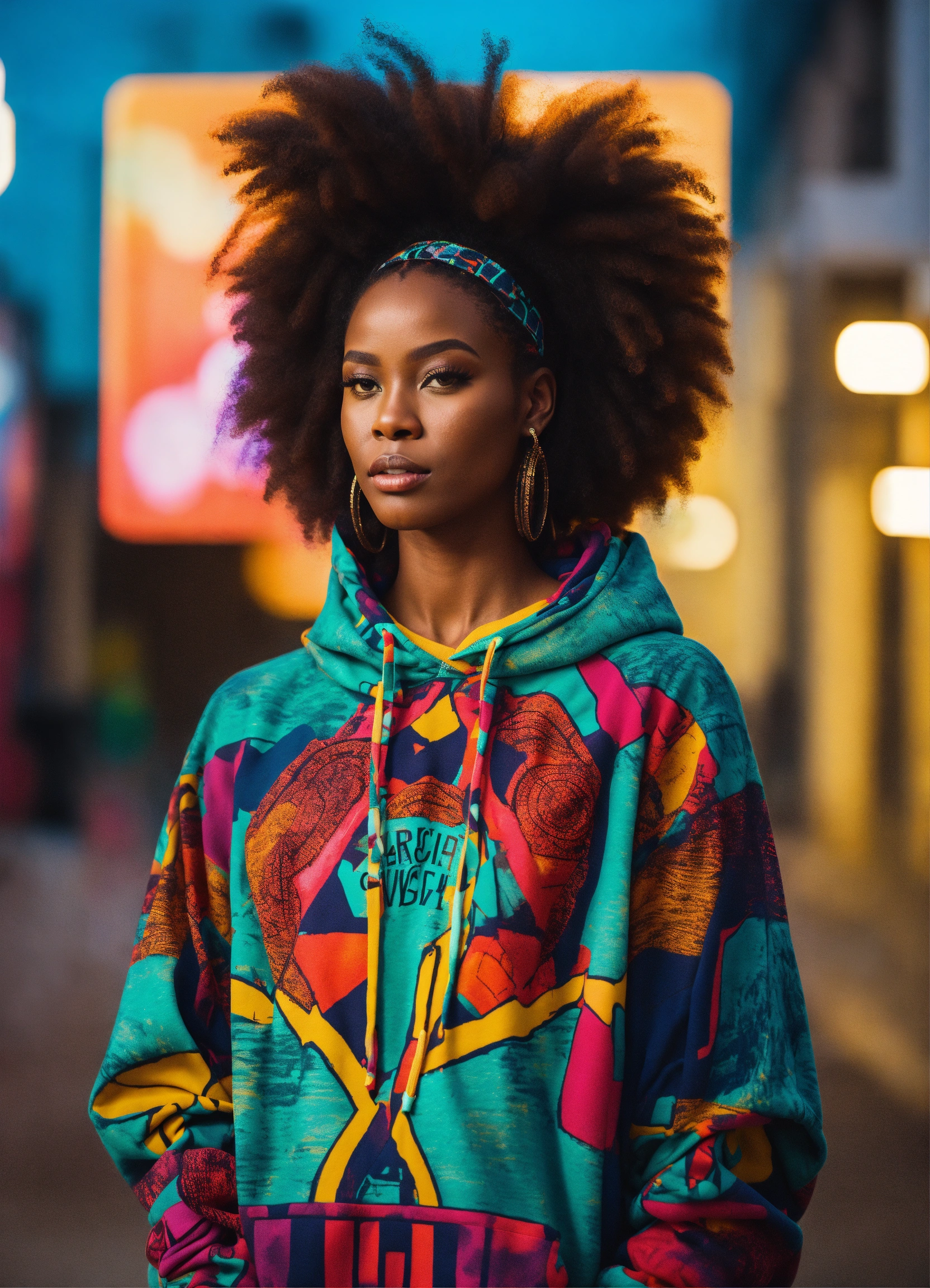 Lexica - Photograph an Afro-Caribbean woman model wearing knee-high ...