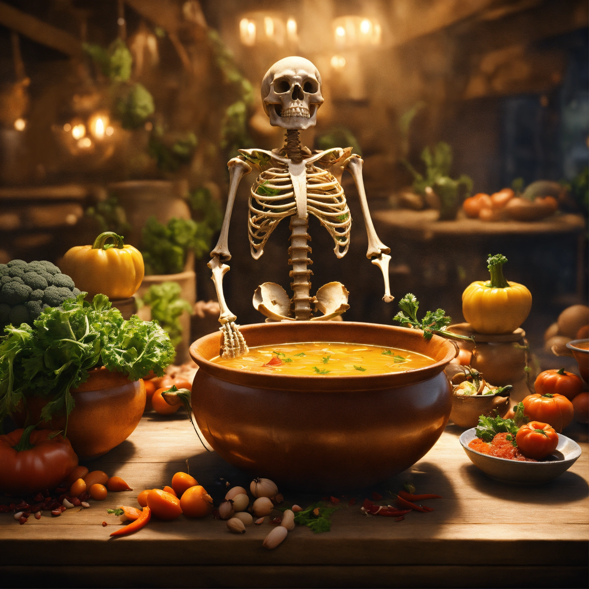 Lexica - Photorealistic depiction of several full-body vegetable ...