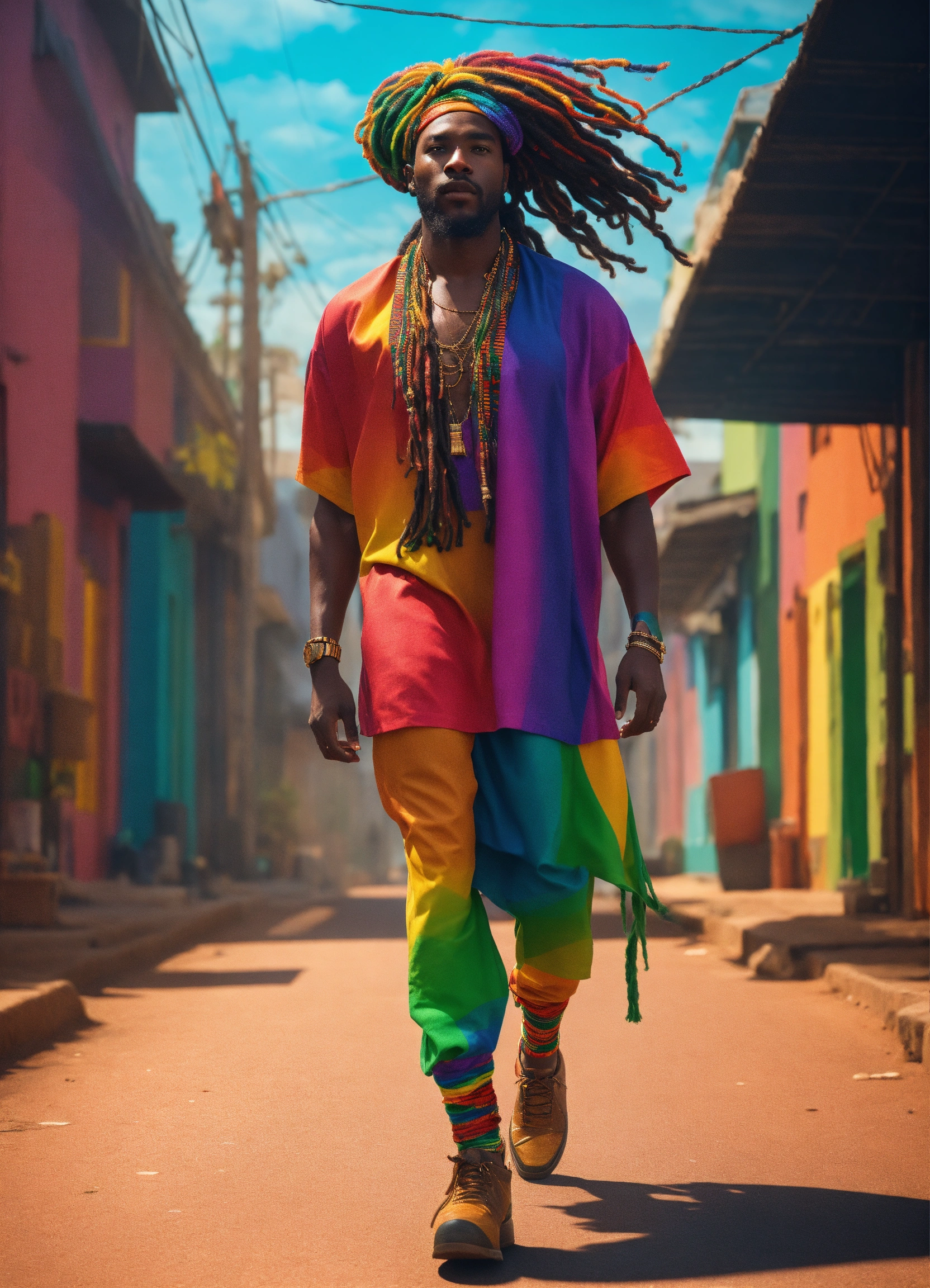 Lexica - Black man with the blackest skin on the color spectrum, his ...