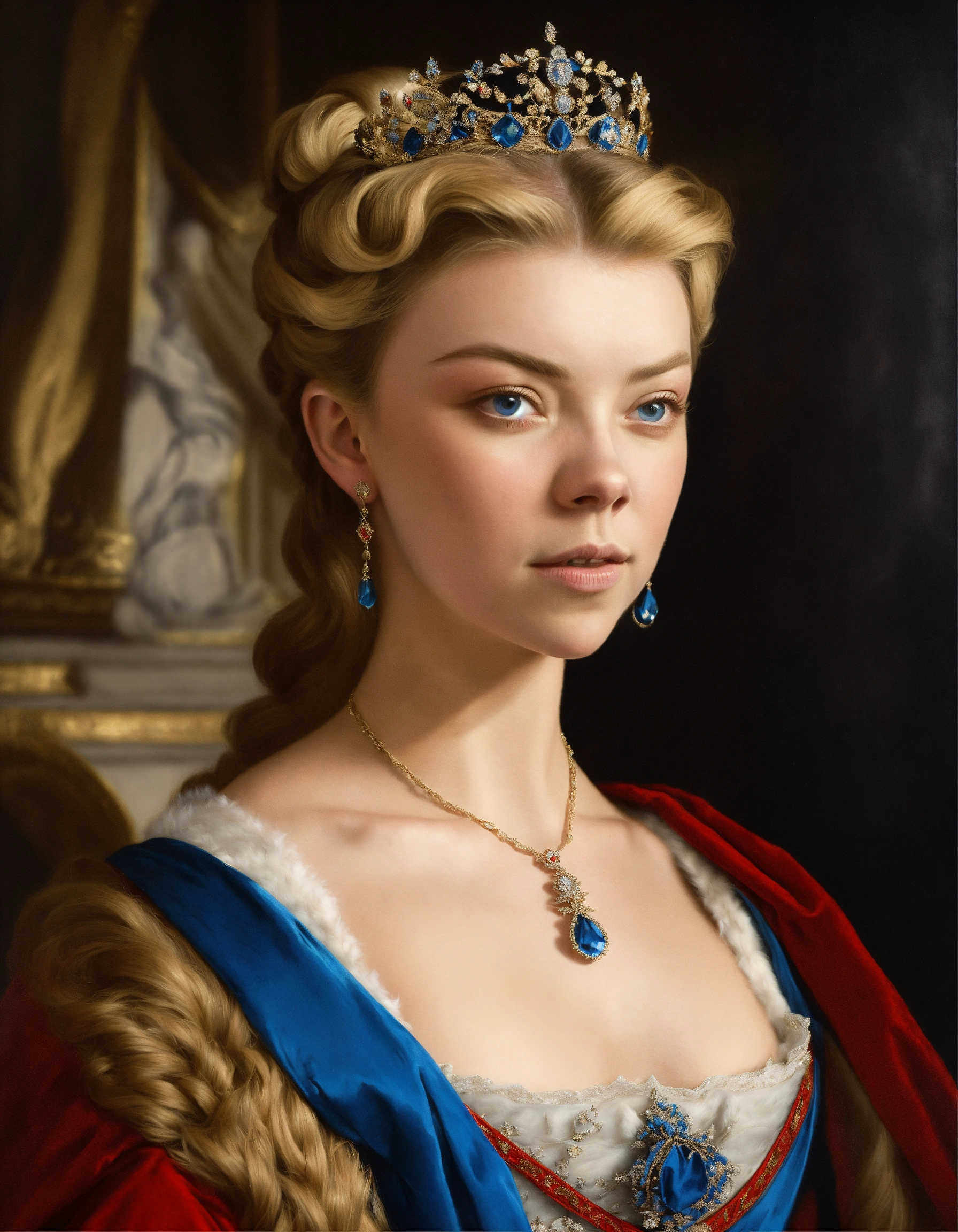 Lexica - An 18th century painting of Natalie Dormer as a young European ...
