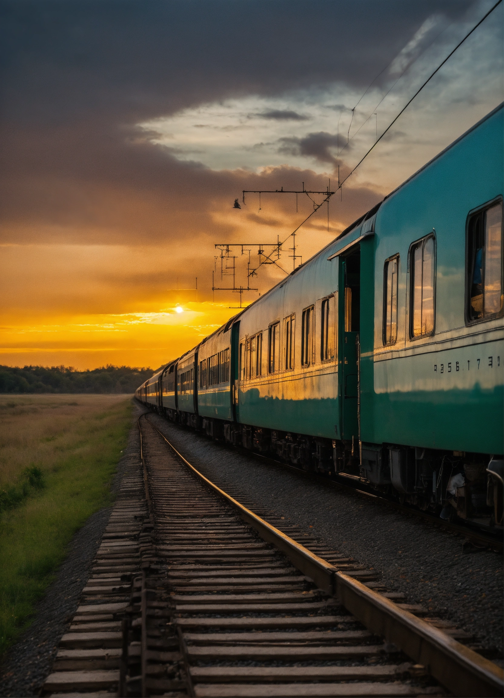 Lexica - Goodbye from a train, endless adventure. person saying goodbye ...