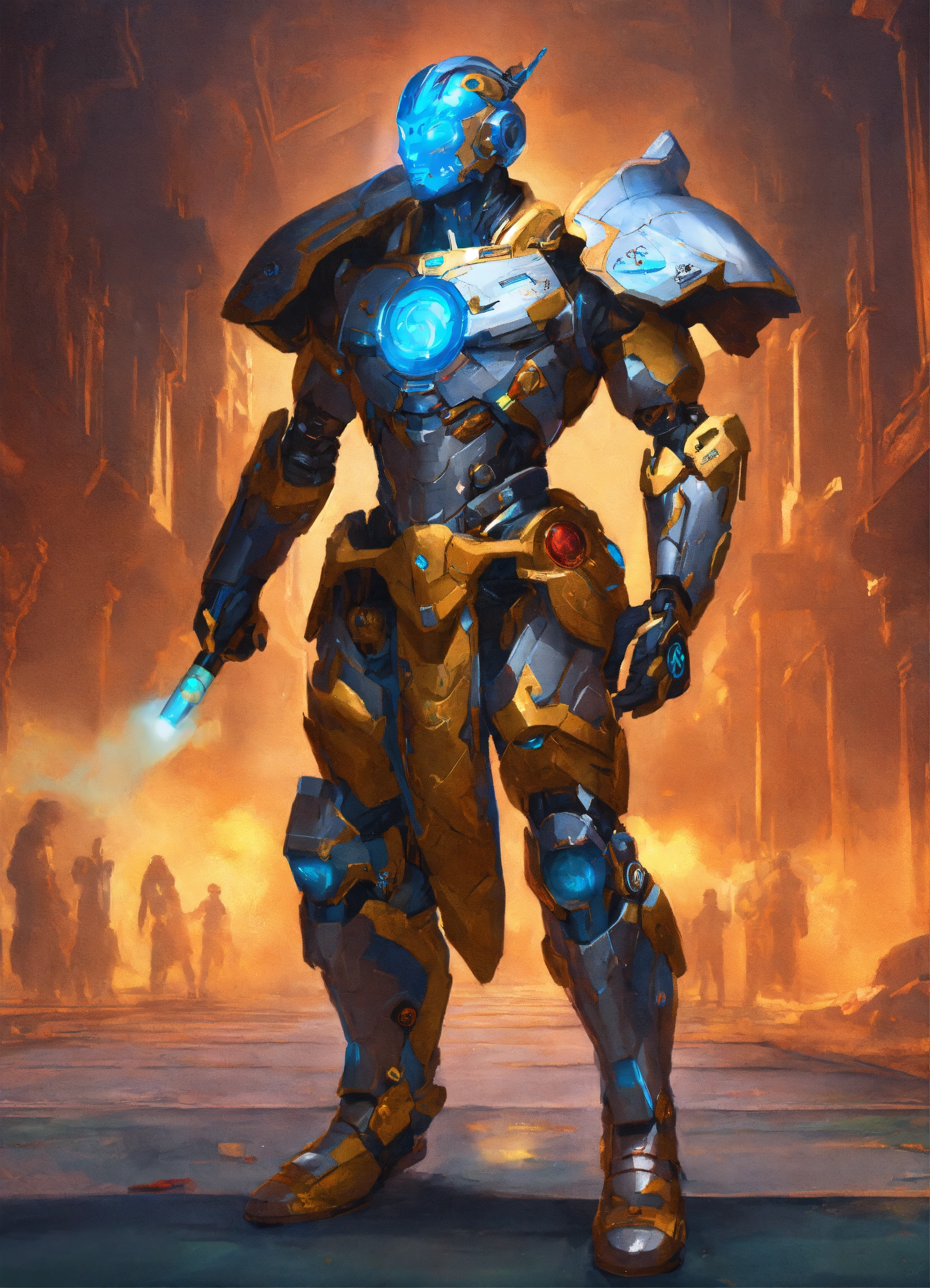 Lexica - Half vishnu, half cyborg