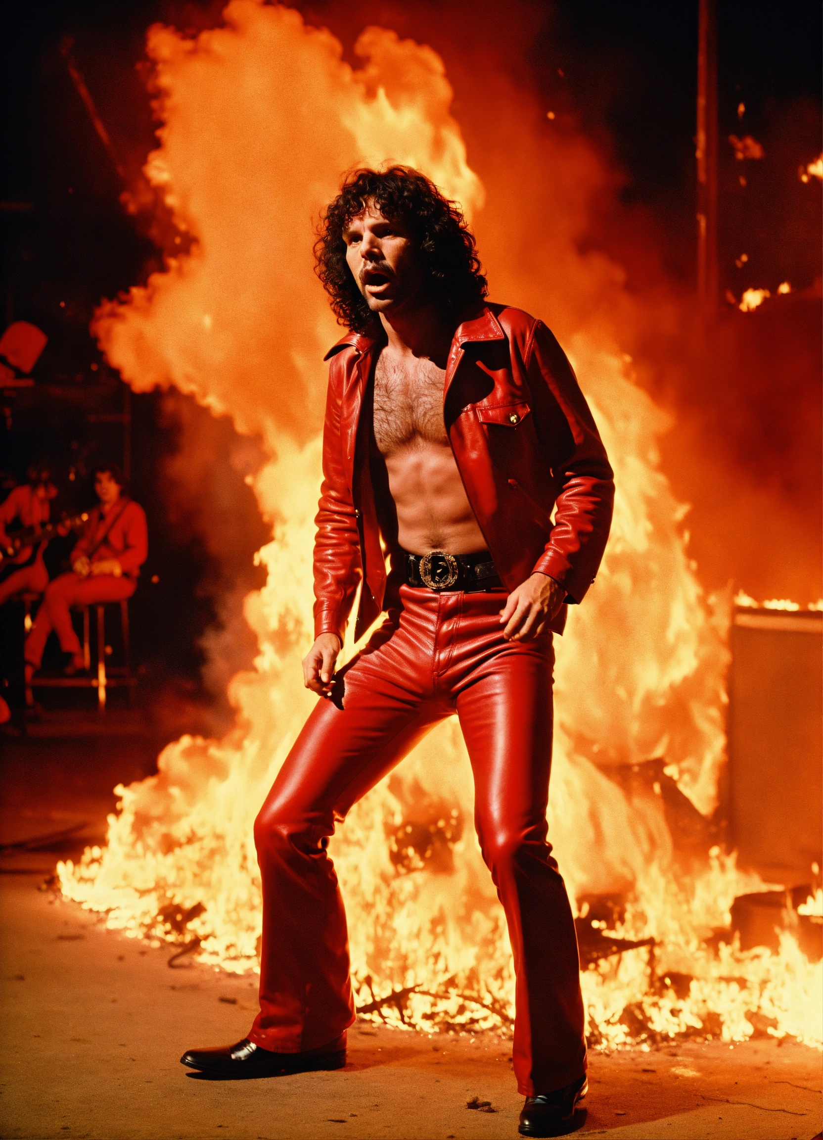 Lexica - Jim Morrison of the Doors, his face in the shadows, as the ...