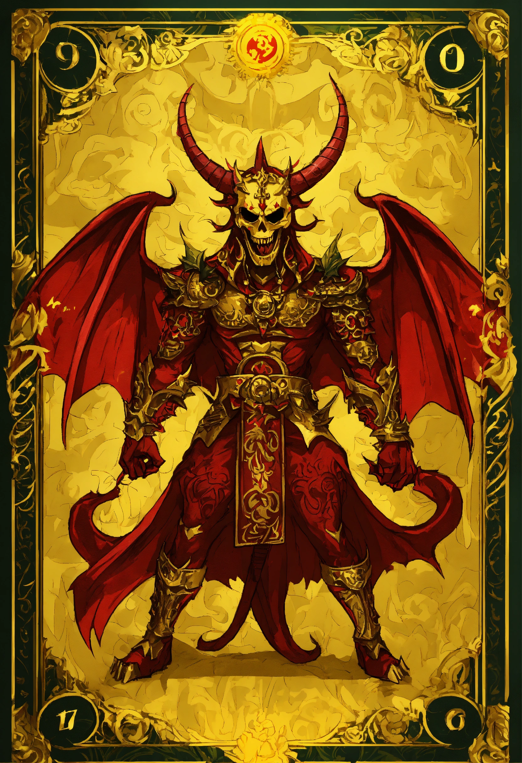 Lexica - A evil based on the card "el diablito" of the mexican lottery ...
