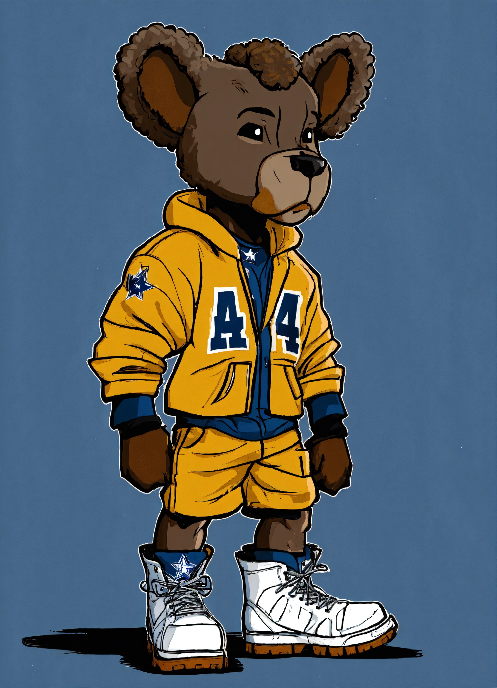 Lexica - Hip hop art style Dallas Cowboys mascot boondocks