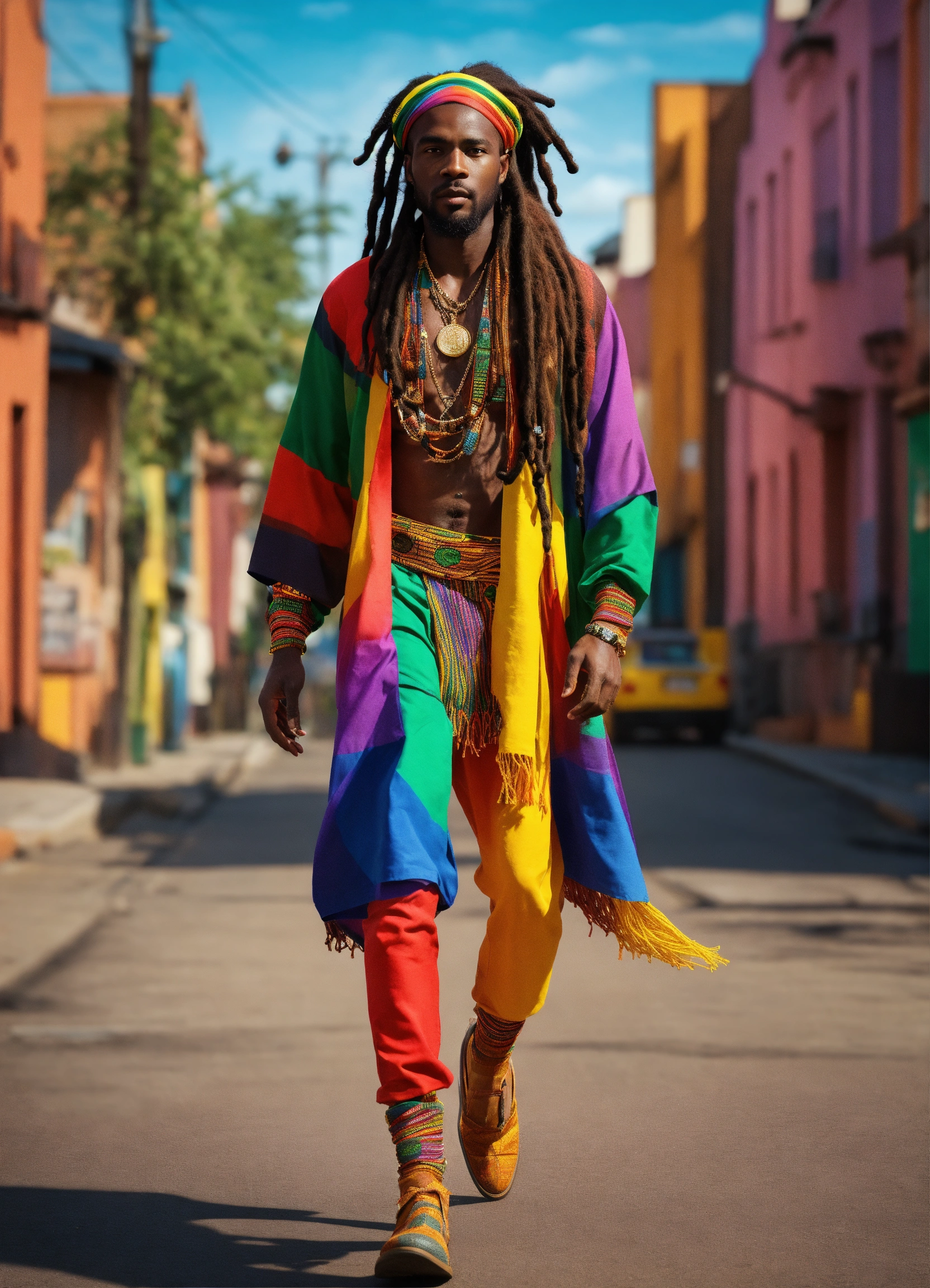 Lexica - Black man with the blackest skin on the color spectrum, his ...