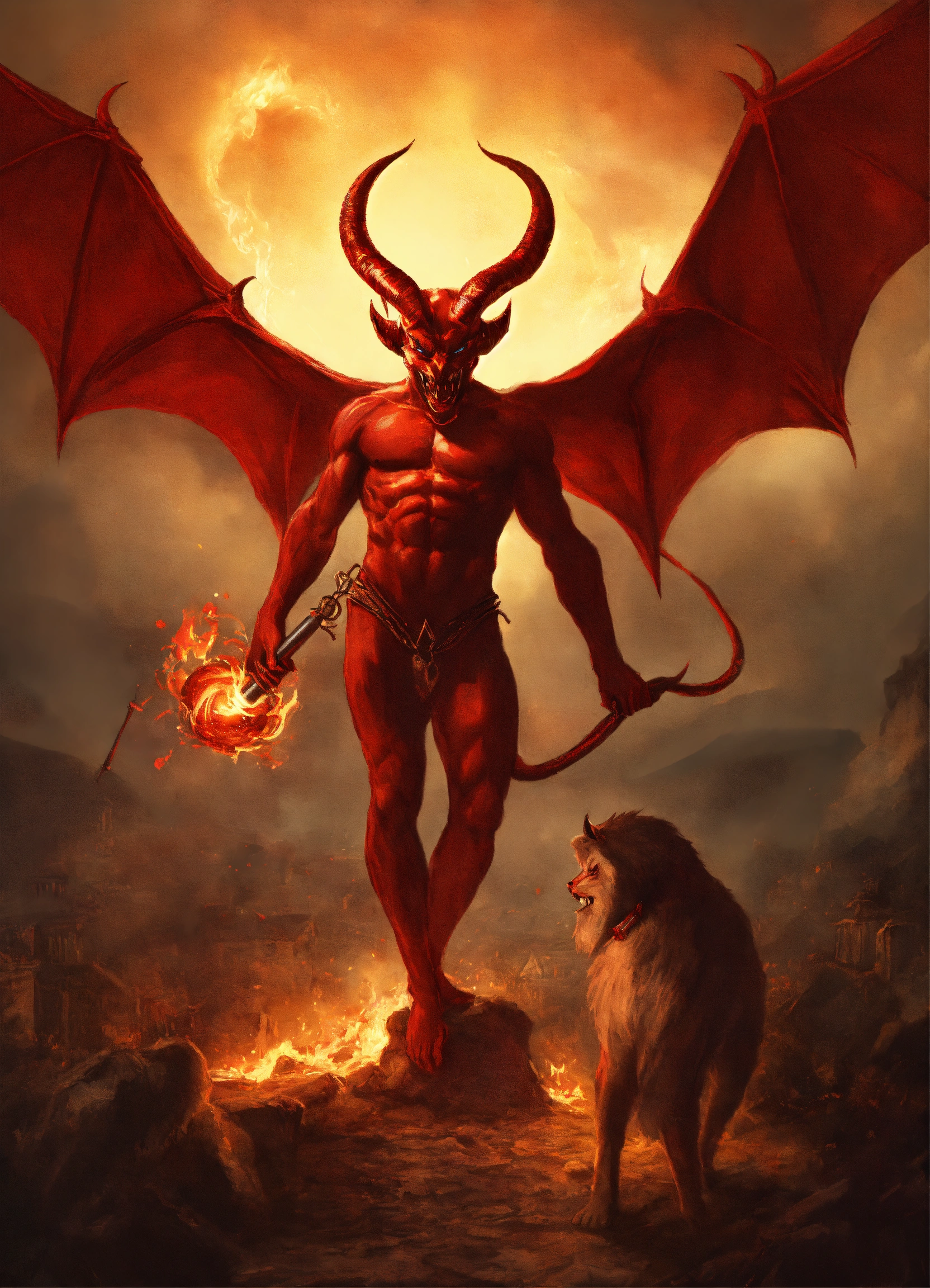 Lexica - The devil deceiving someone