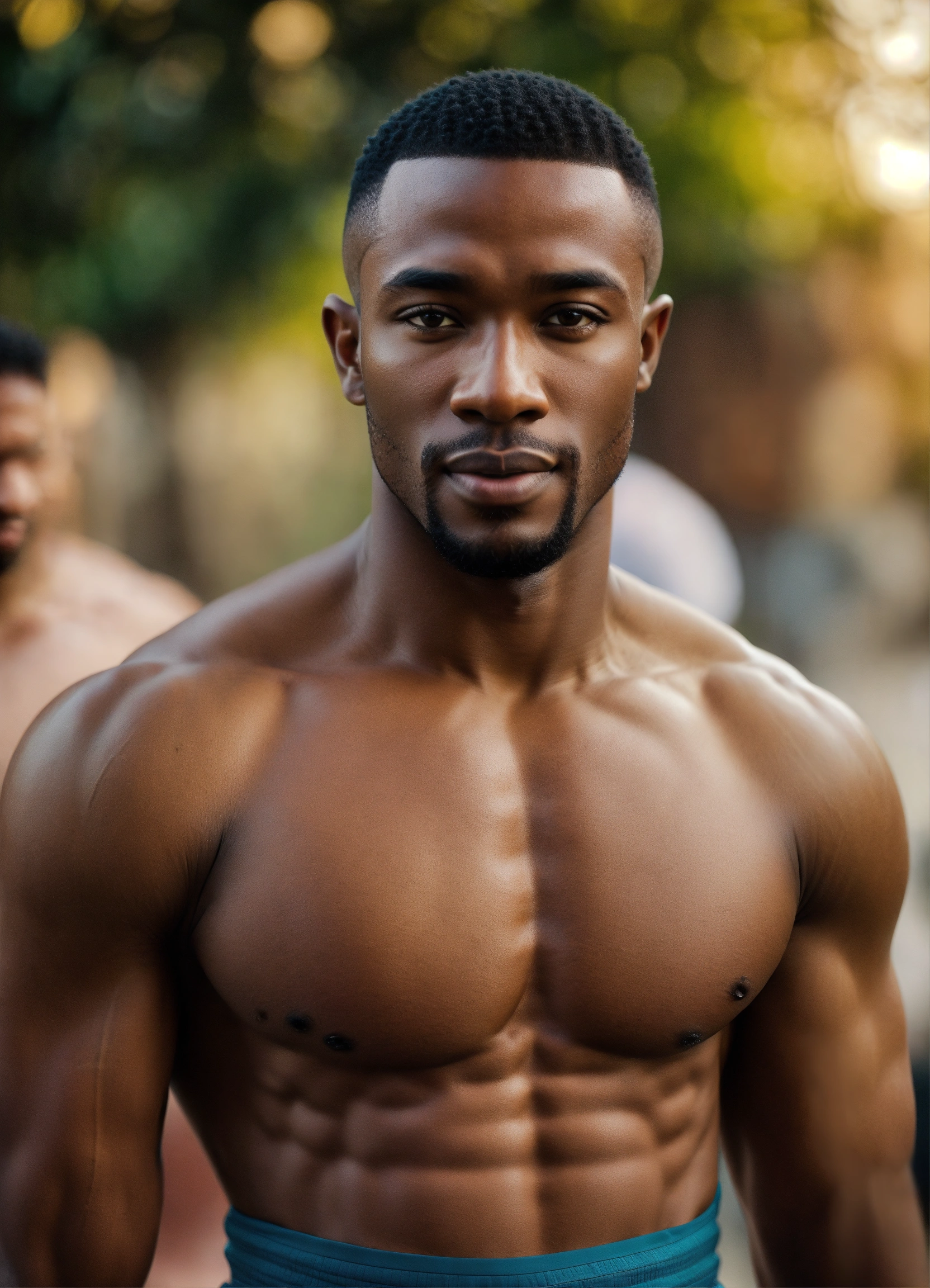 Lexica - African men, short hair, big eyes, high nose bridge, well ...