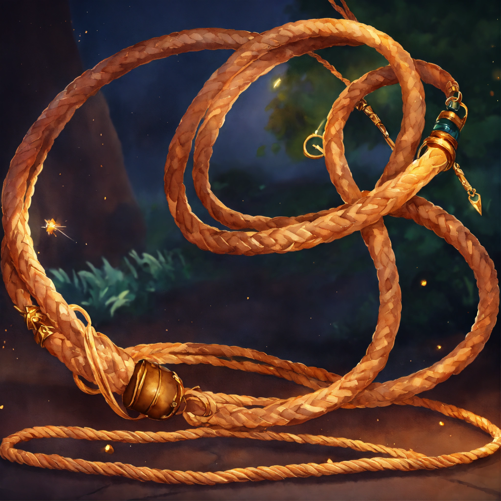 Lexica - Leather Lasso, game icon, fantasy style, digital drawing ...