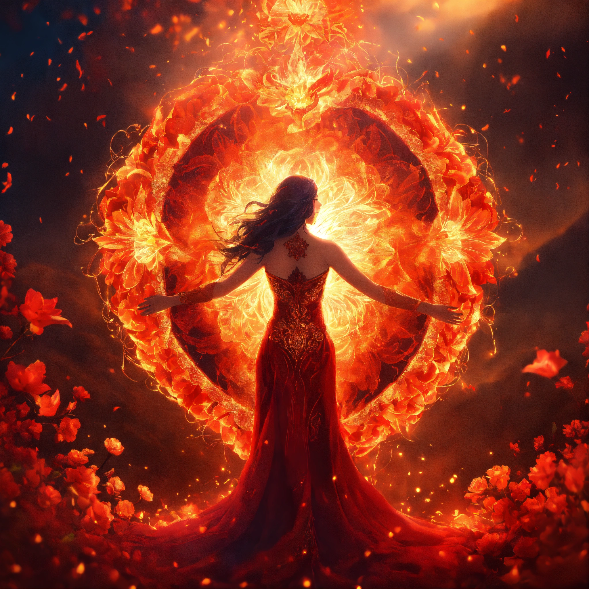 Lexica - Fantasy, mesmerizing design, ascending spirit woman, spirit ...