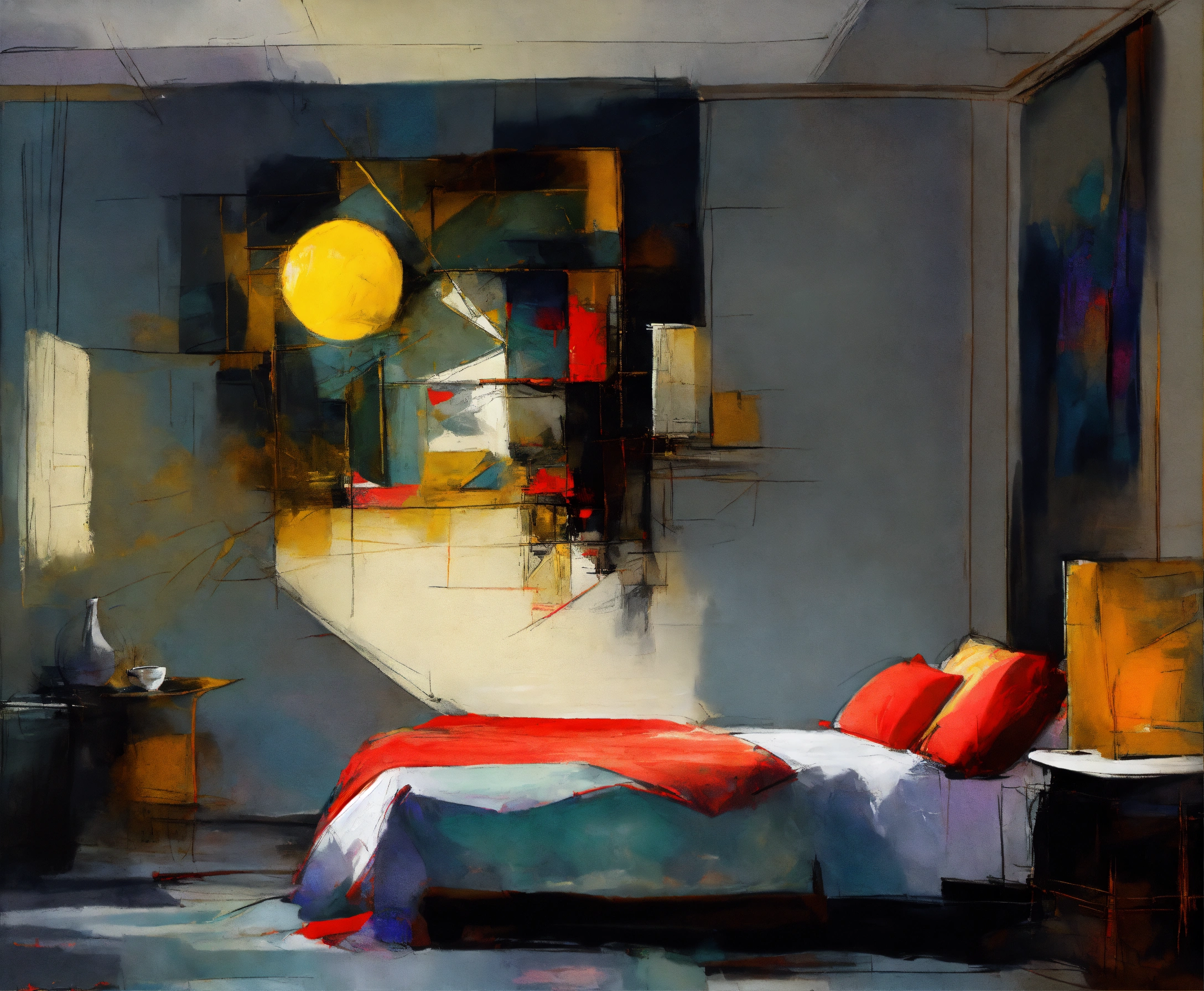 Lexica - Abstract art abstraction abstract SketchUp moonlight (Pino ...