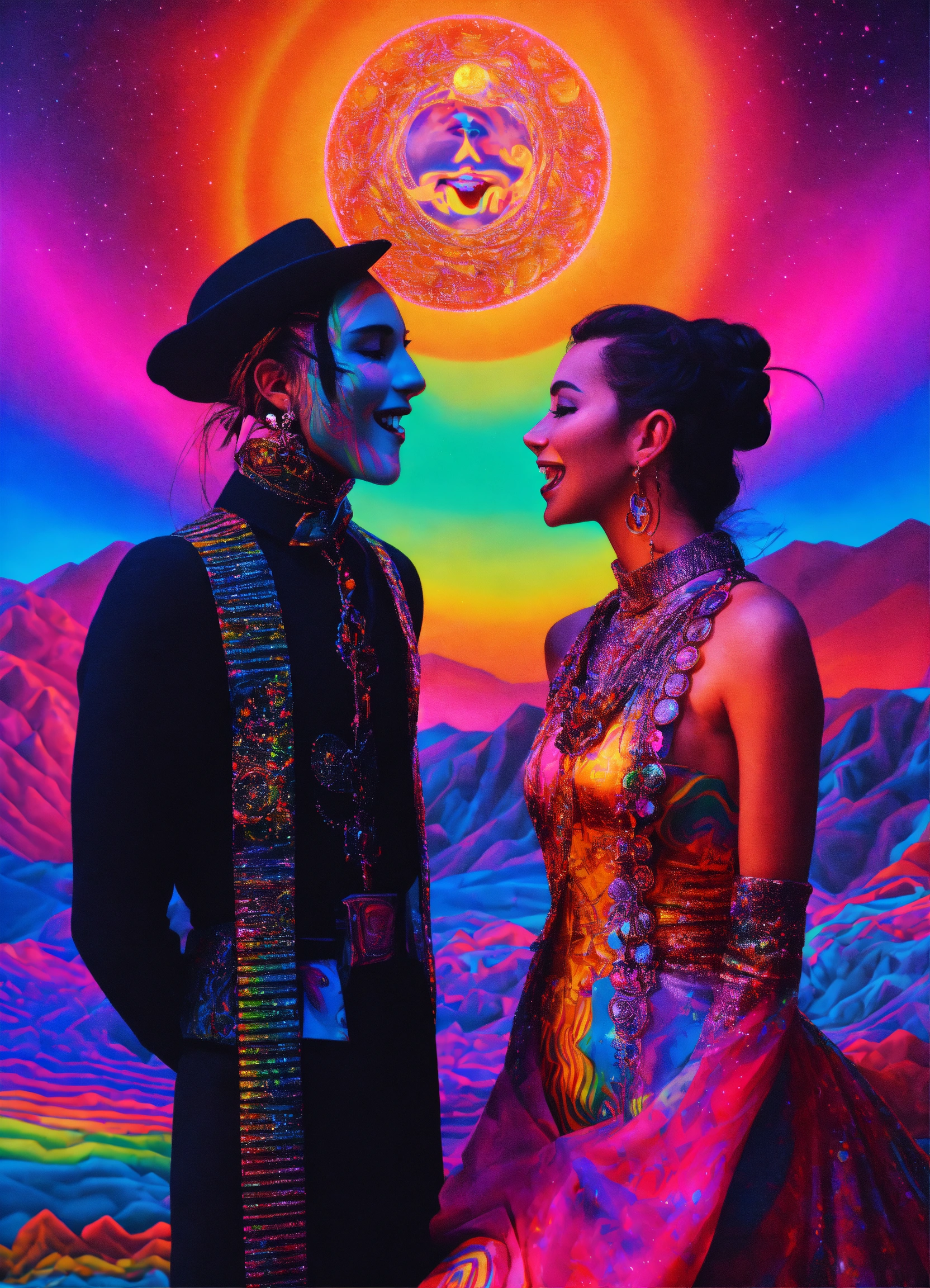 Lexica - Photorealistic 3D portrait of Gorgeous Goth emo Couple ...