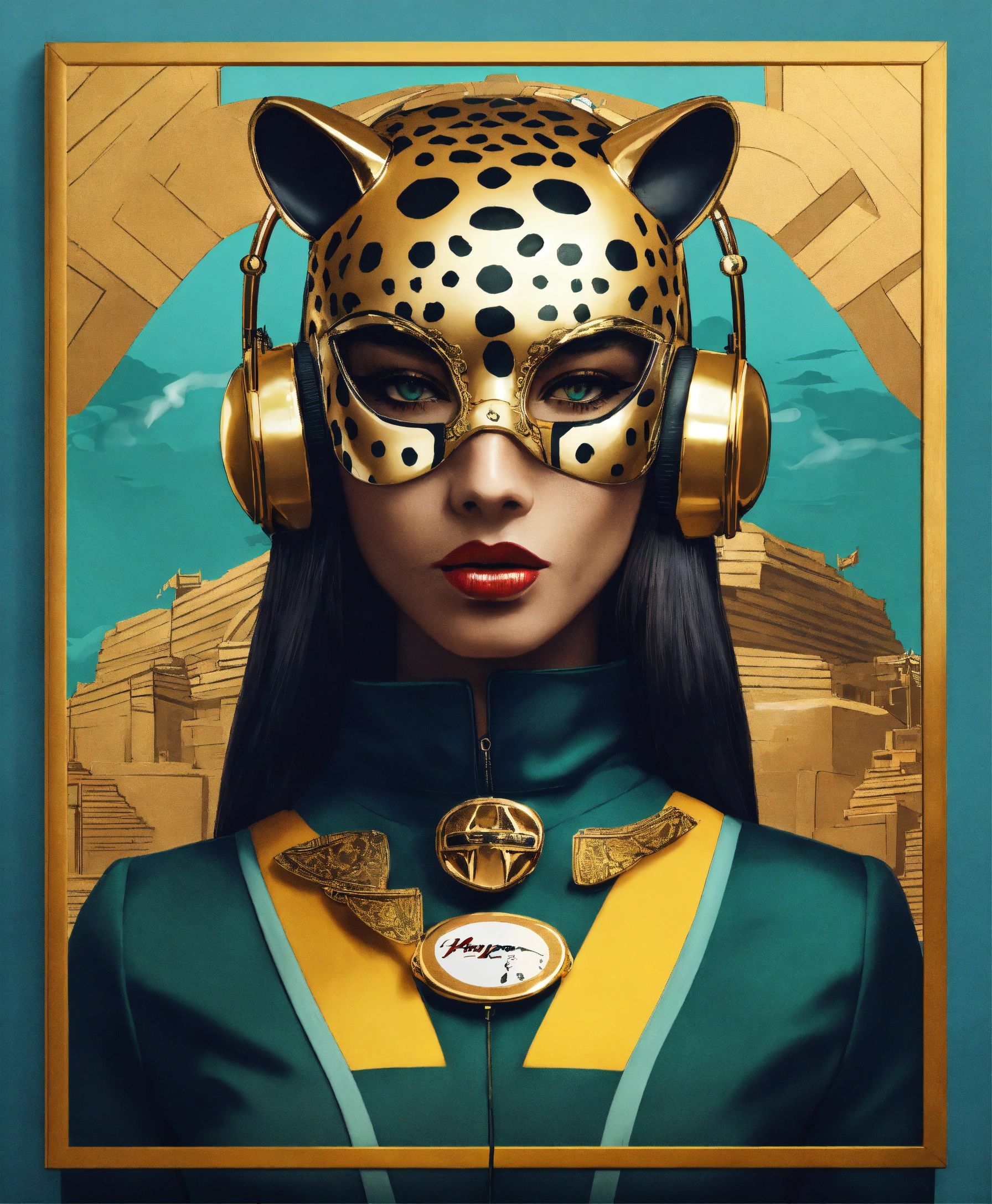 Lexica - ((Jaguar Halloween mask|face)), Multiple anime, black jetsons ...
