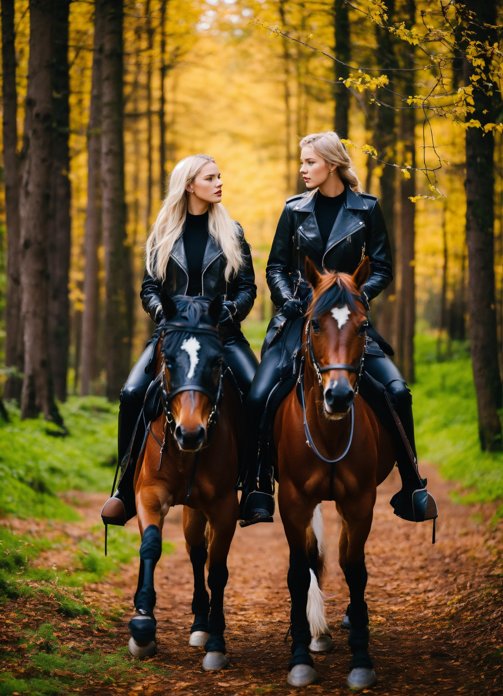Lexica - Two 20 year old nordic female fashion bloggers wearing a black ...